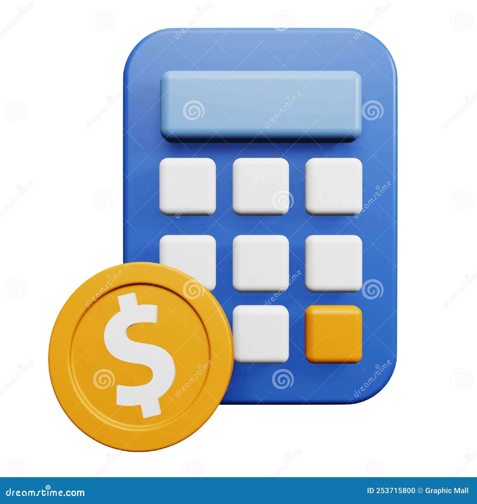 Manage Budget 3D Rendering Isometric Icon. Stock Vector - Illustration ...