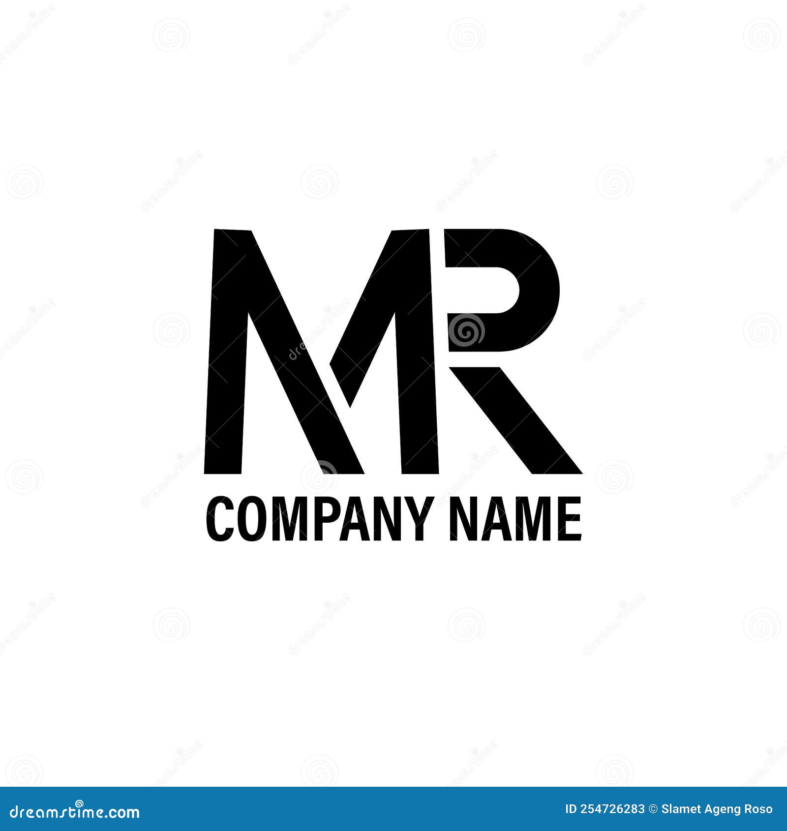 Lettering MR Design Logo Vector Stock Vector - Illustration of template ...