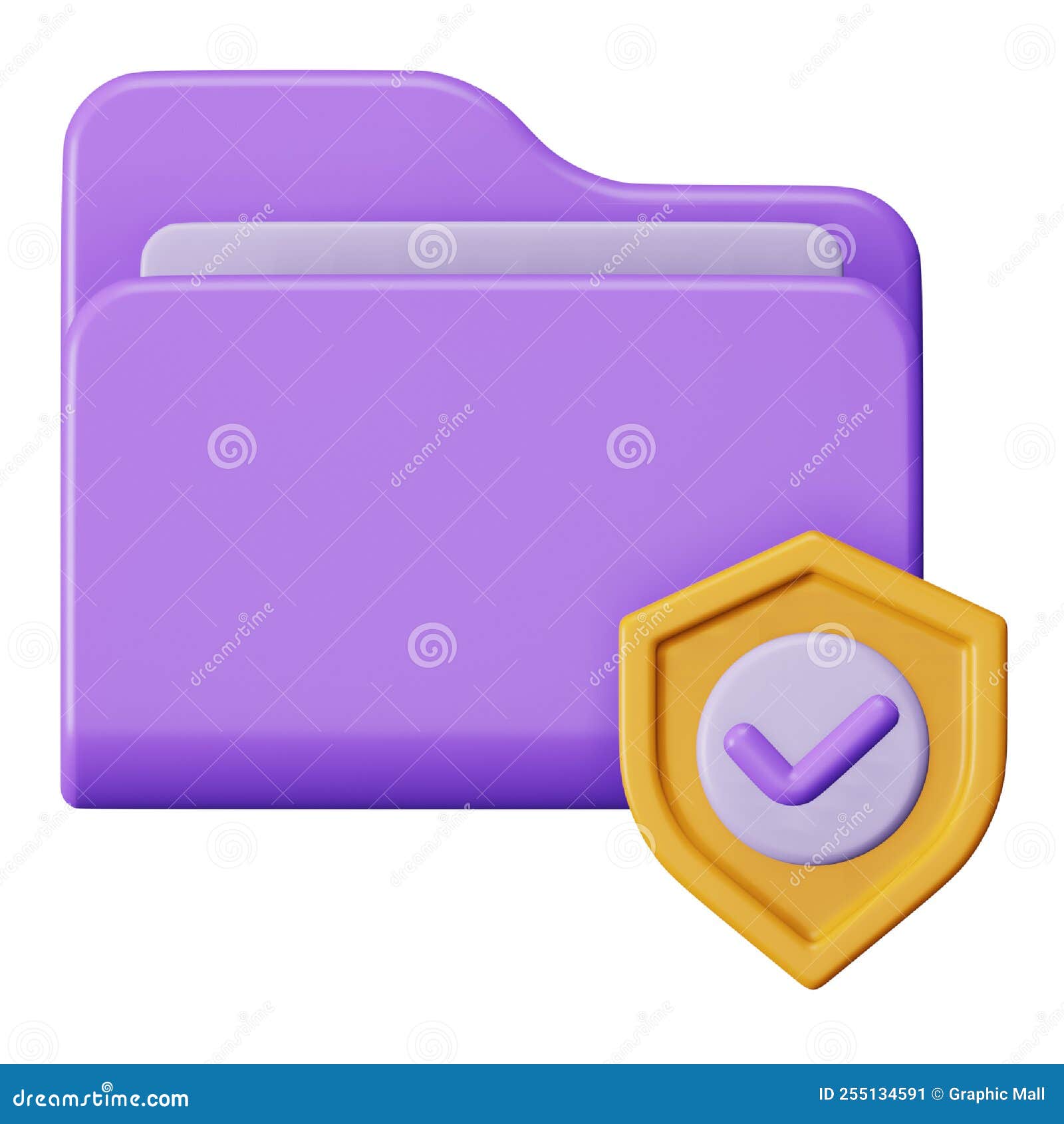 Data Protection 3d Rendering Isometric Icon. Stock Vector ...