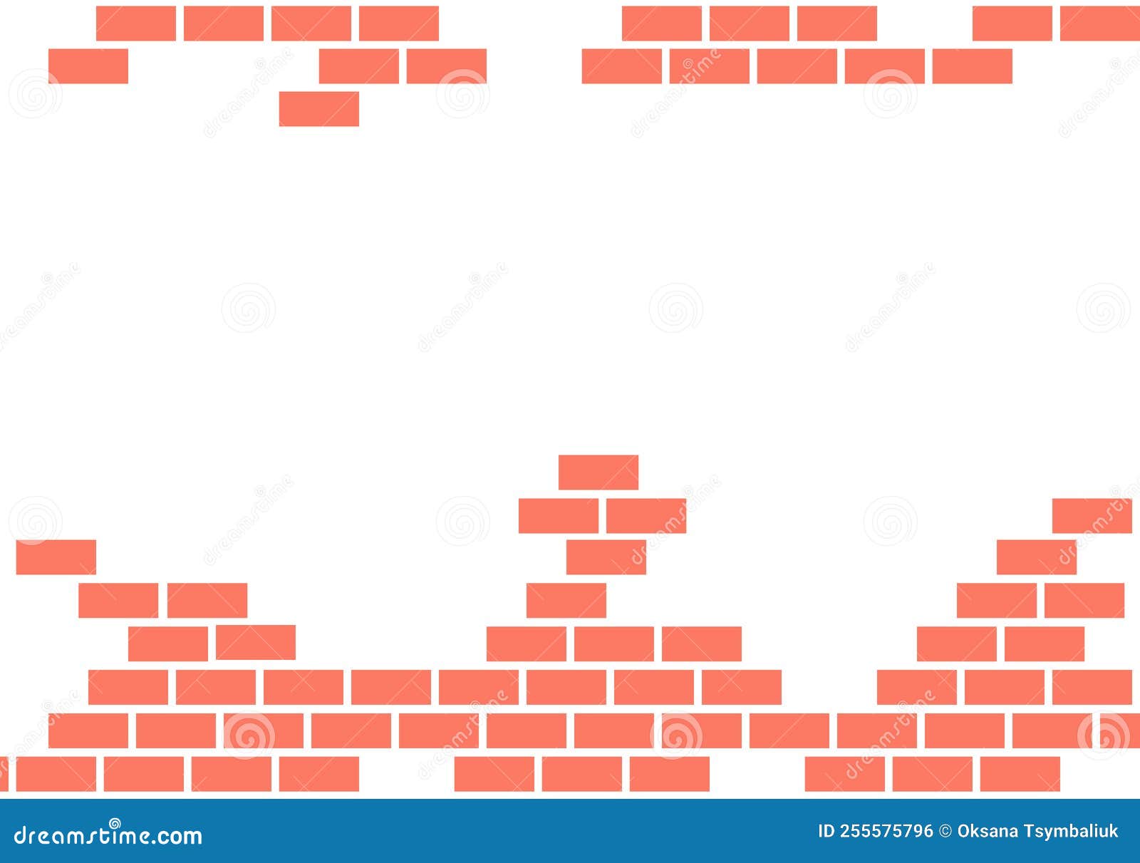 Brick Wall Pattern. Vector Illustration Desing Stock Vector ...