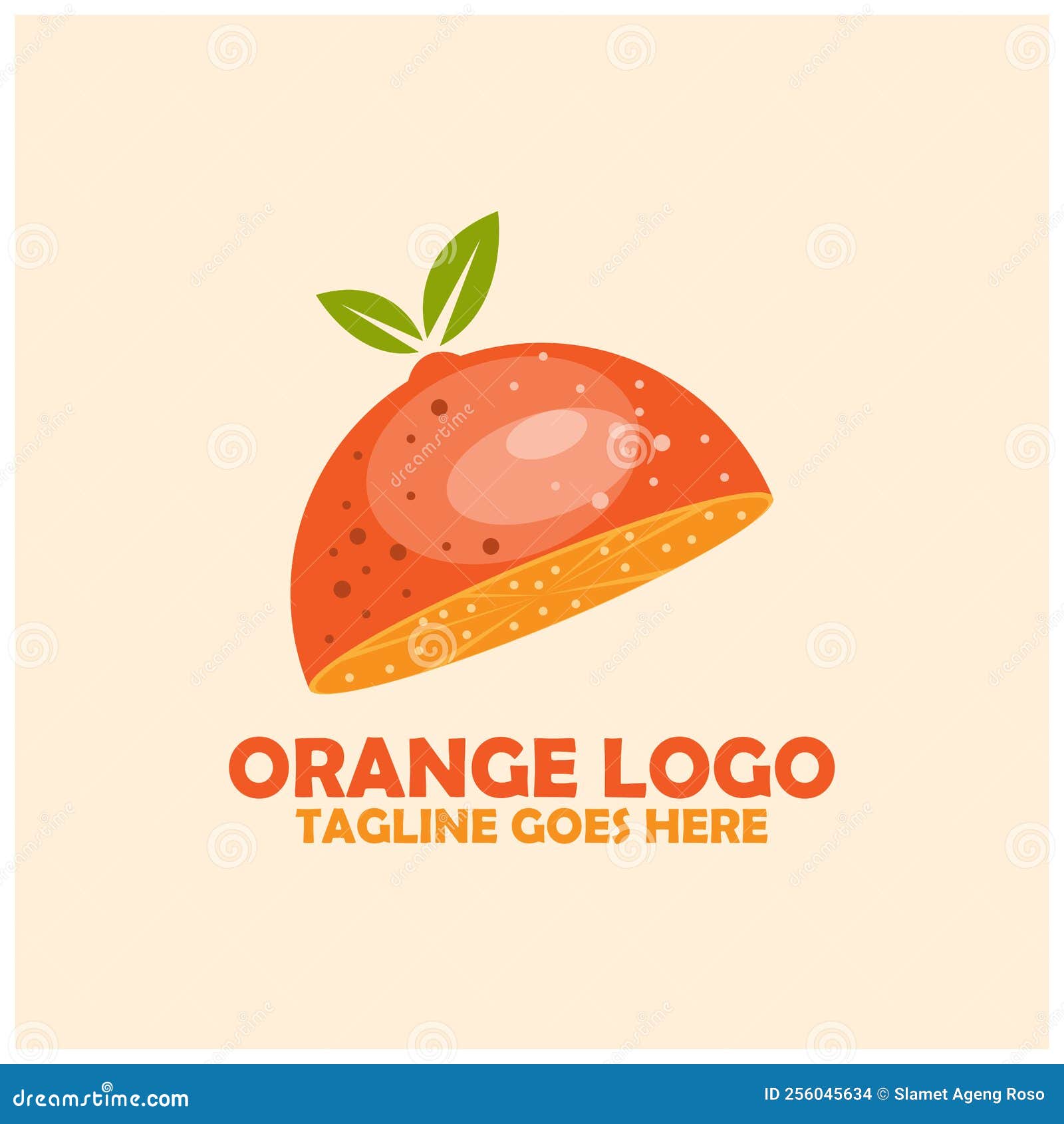 Illustration of Orange Fruit Logo Vector. Stock Vector - Illustration of vegetarian, orange ...