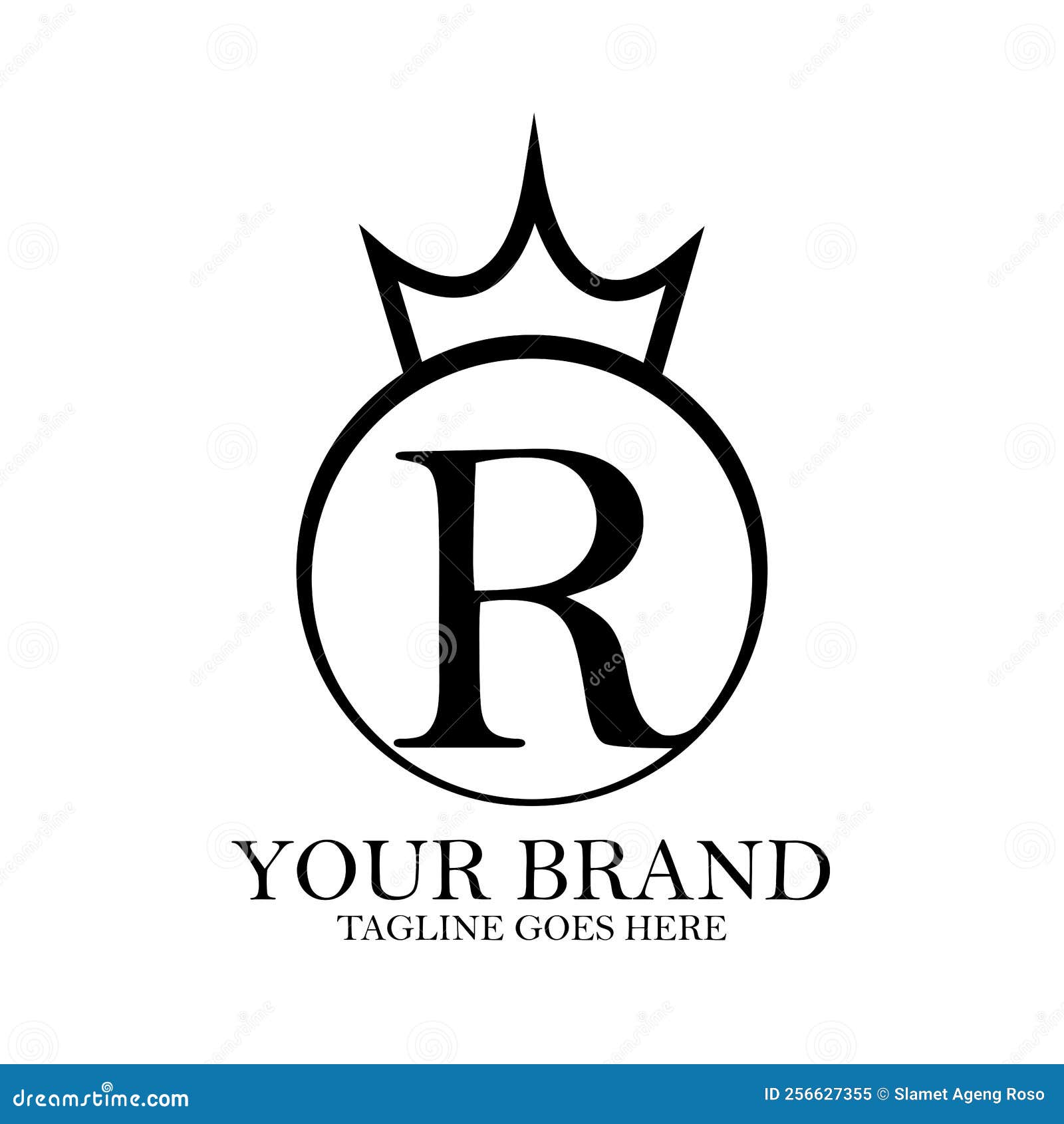 Letter R Design Logo Vector. Stock Vector - Illustration of monogram ...