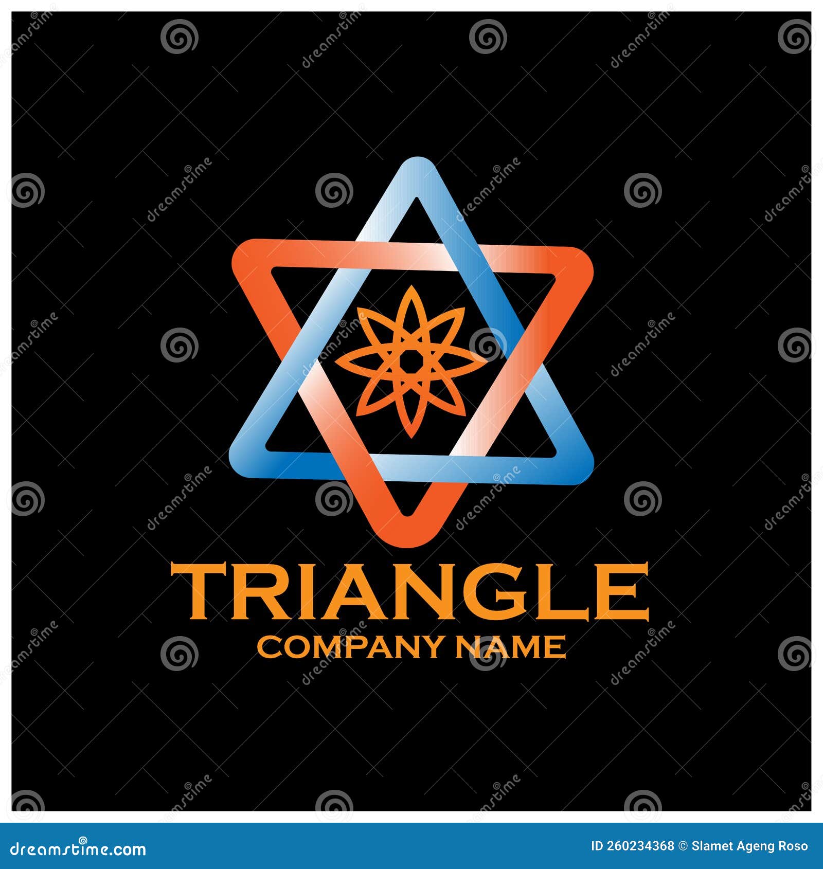 Abstract Triangle Design Logo Business Vector. Stock Vector ...