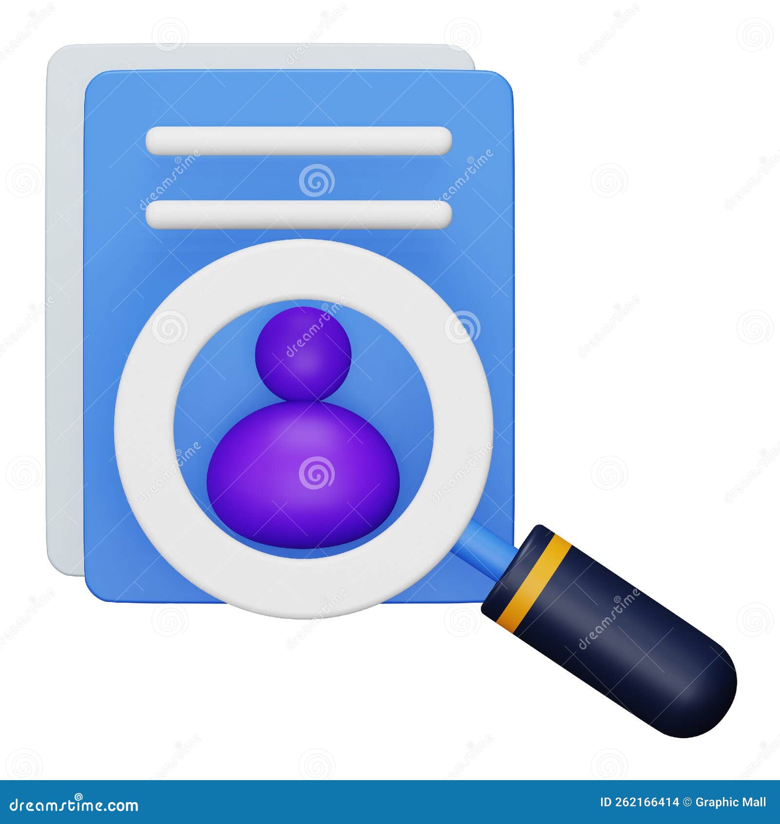 Staffing 3d Rendering Isometric Icon. Stock Vector - Illustration of ...