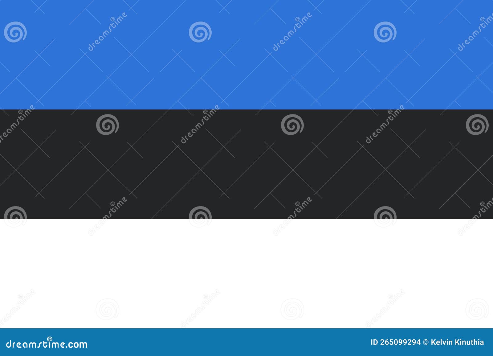 Flag of Estonia stock vector. Illustration of countries - 265099294