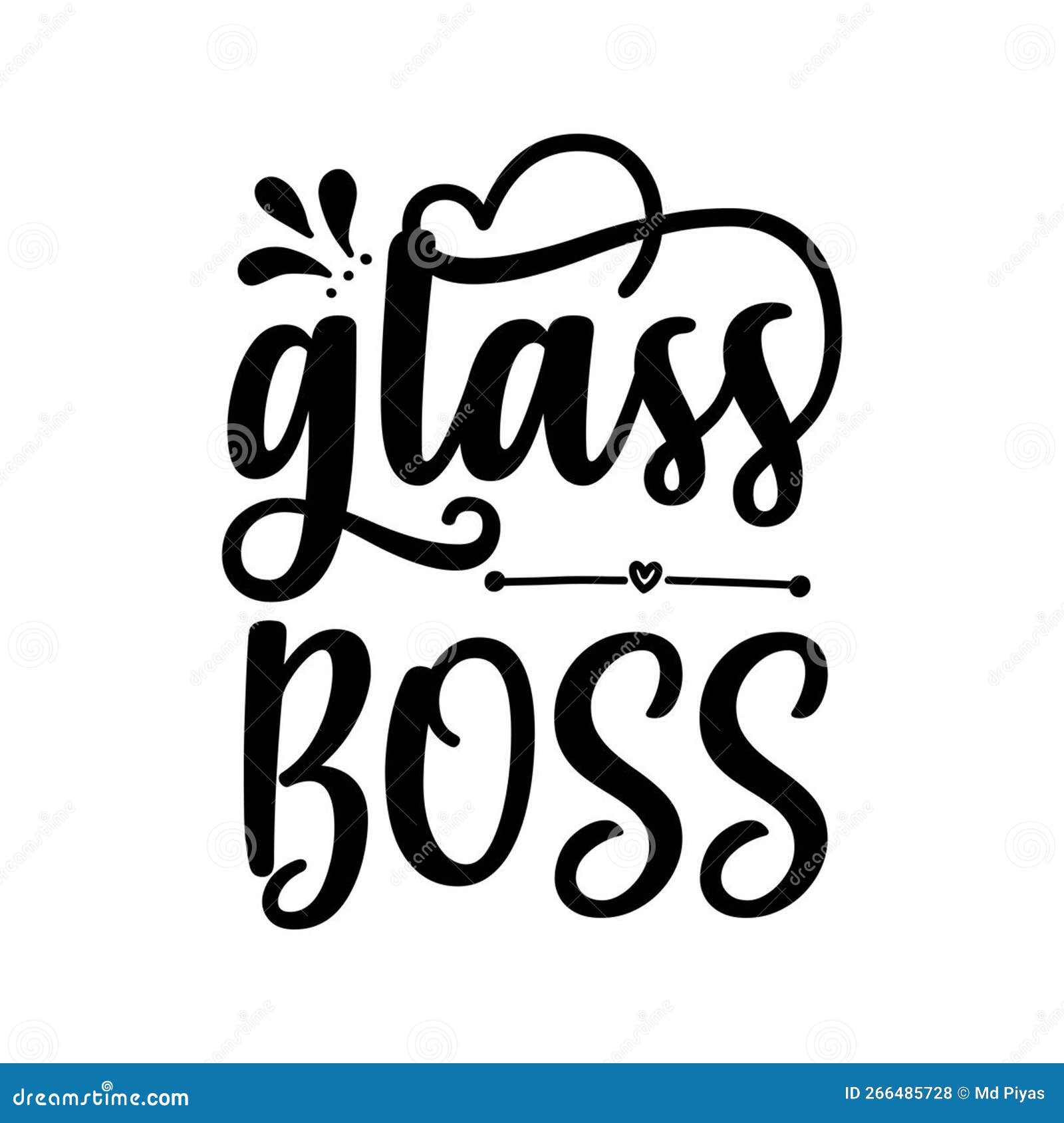 Glass Boss Typography T-shirts Design, Tee Print, T-shirt Design Stock ...