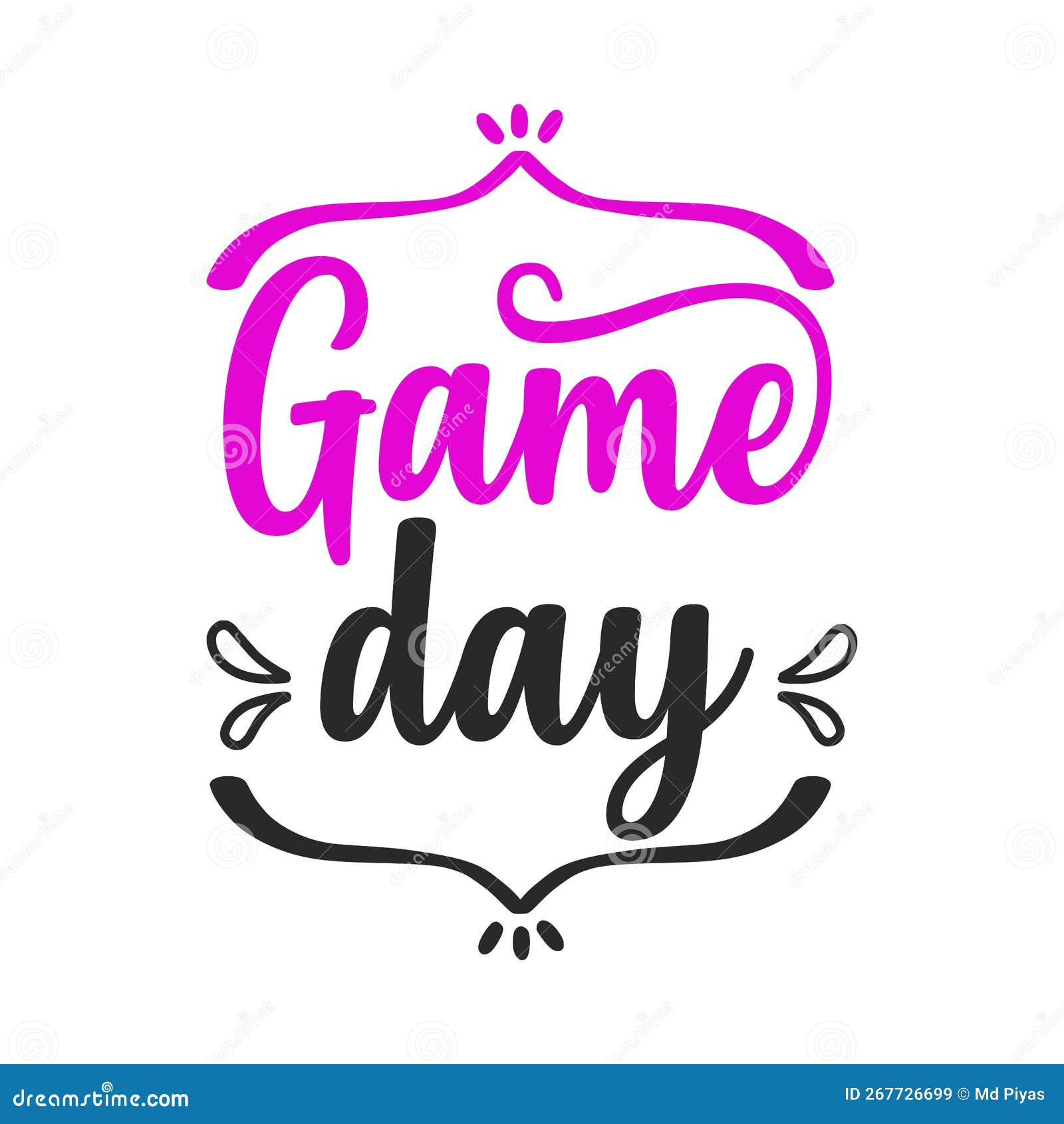 Game Day Typography T-shirts Design, Tee Print, T-shirt Design Stock ...