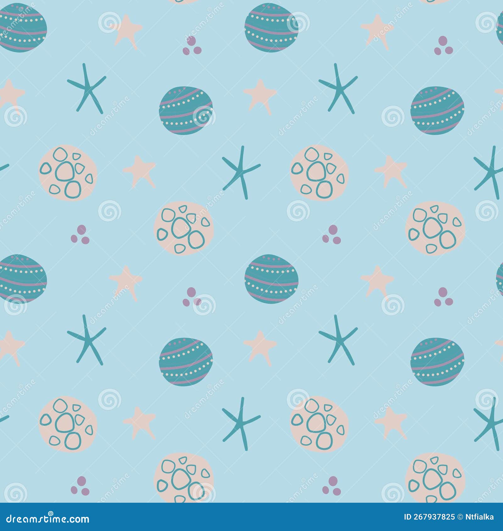 Seamless Pattern for Baby Textile Stock Vector - Illustration of ...