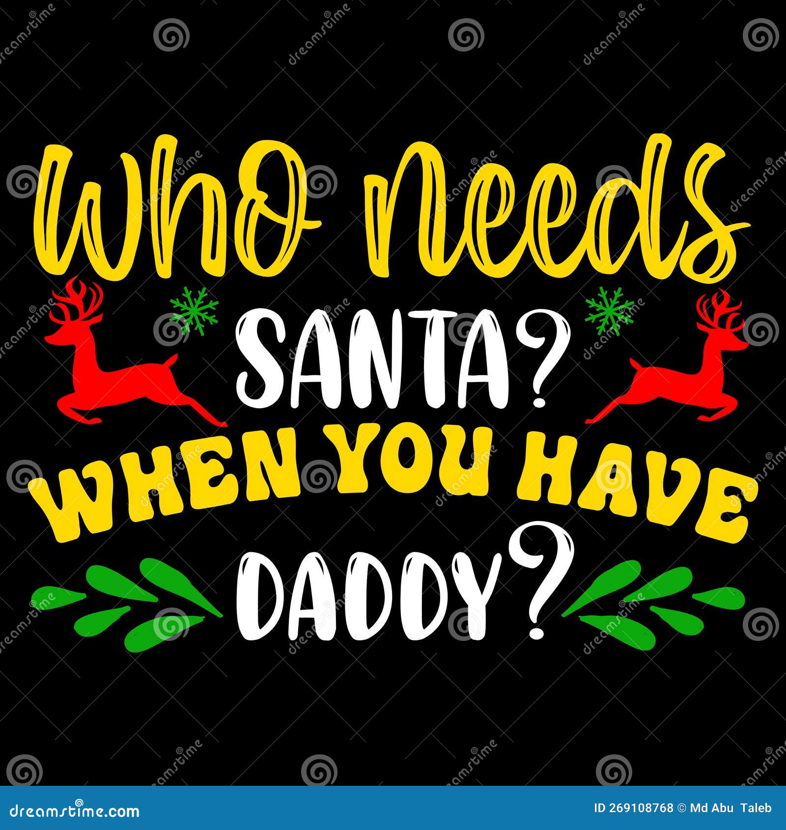 Santa Needs You Cartoon Vector | CartoonDealer.com #62924975