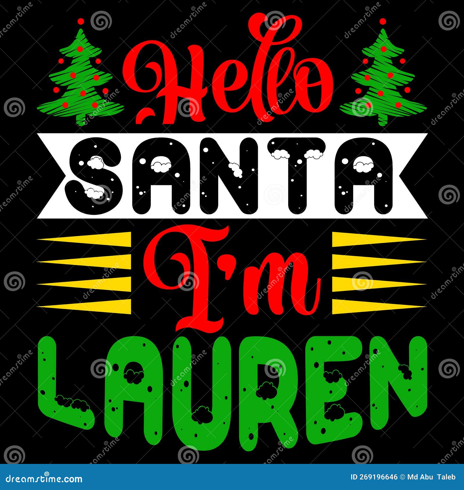 Hello Ugly - In French Language. Lettering. Ink Illustration. Modern ...