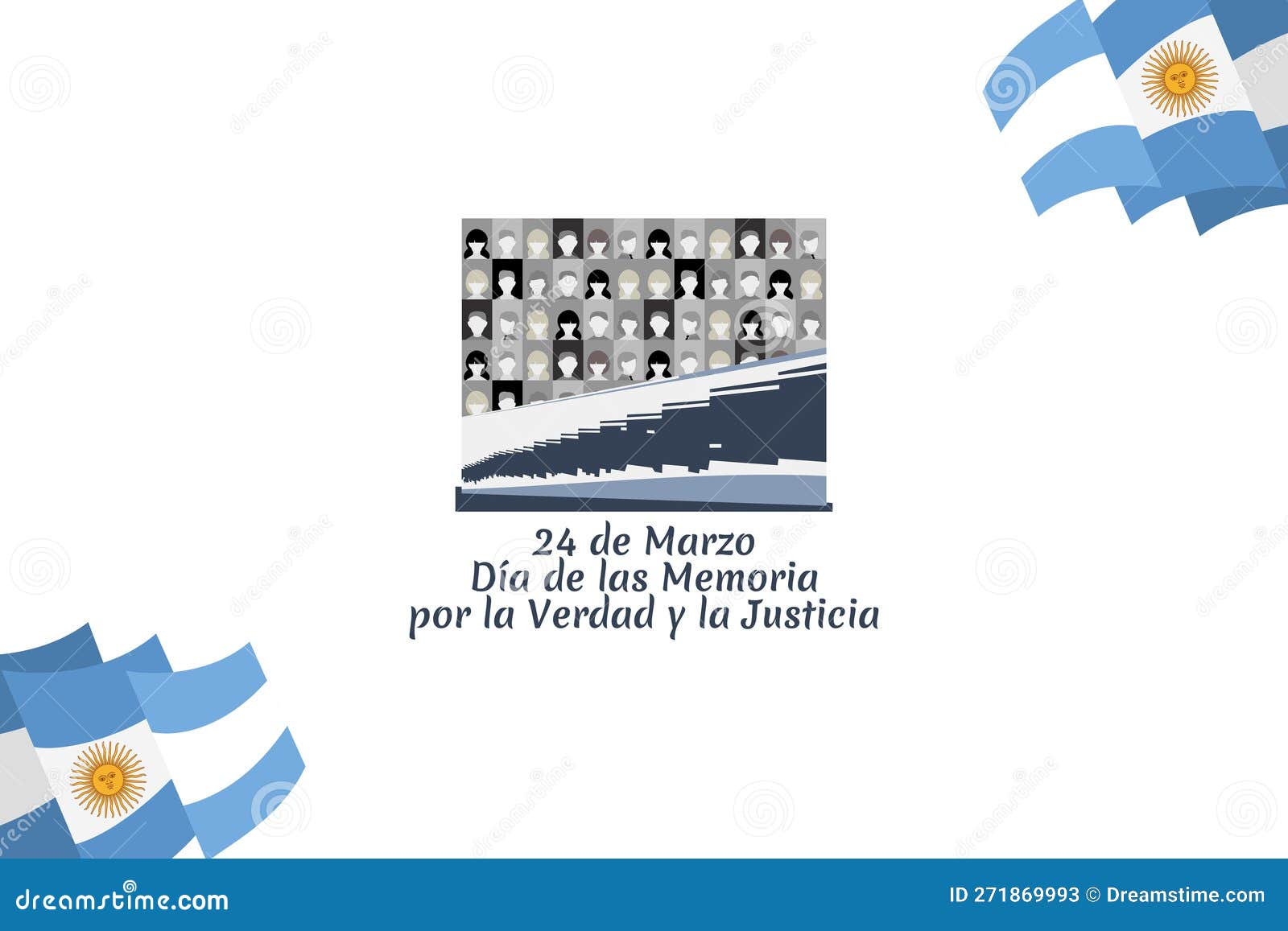 Translation: March 24, Day of Remembrance for Truth and Justice Vector ...