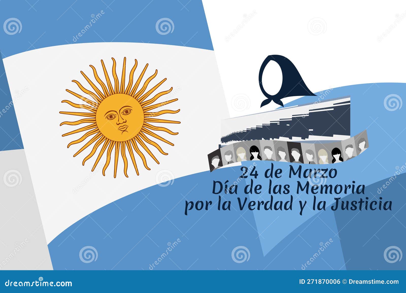 Translation: March 24, Day of Remembrance for Truth and Justice Vector ...