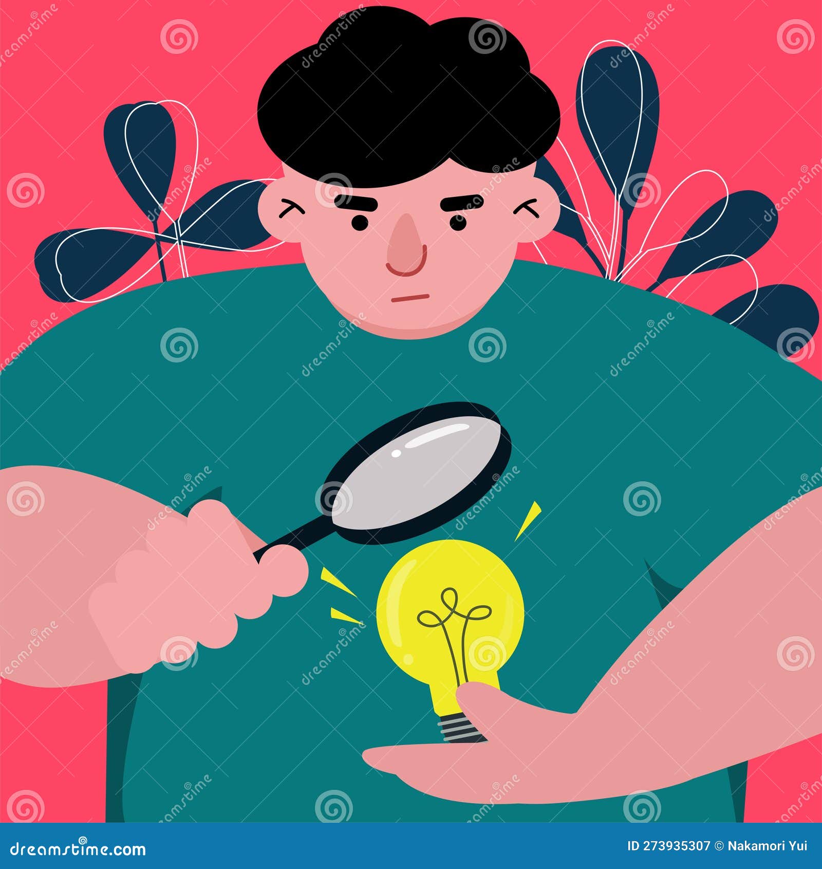 Discovery Concept, Searching, Find Idea, Creative and Smart Thinking ...