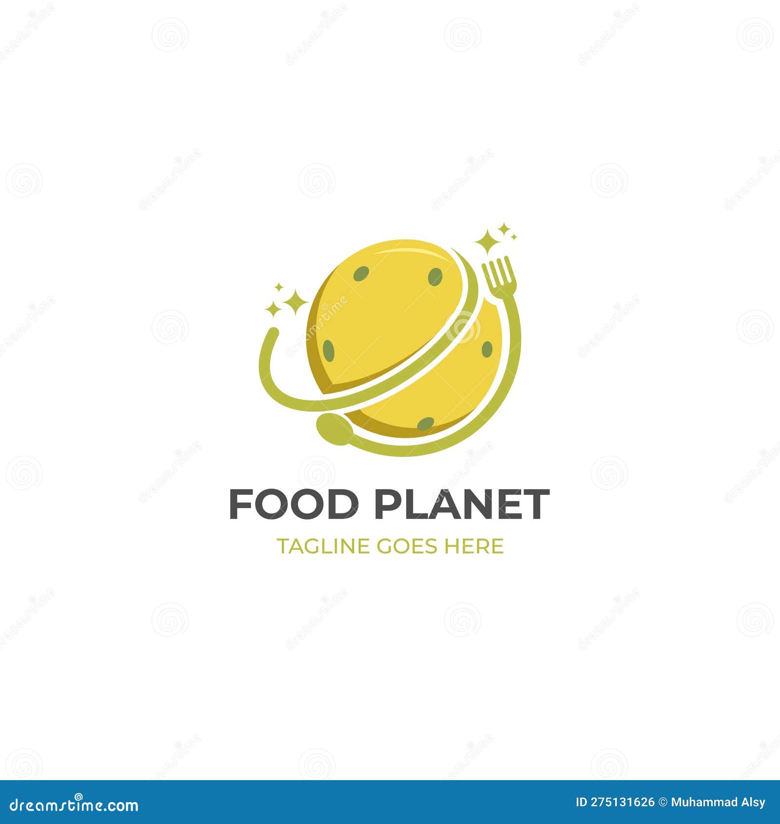 Food Planet Logo, World Food Logo Designs Concept Vector, Restaurant ...