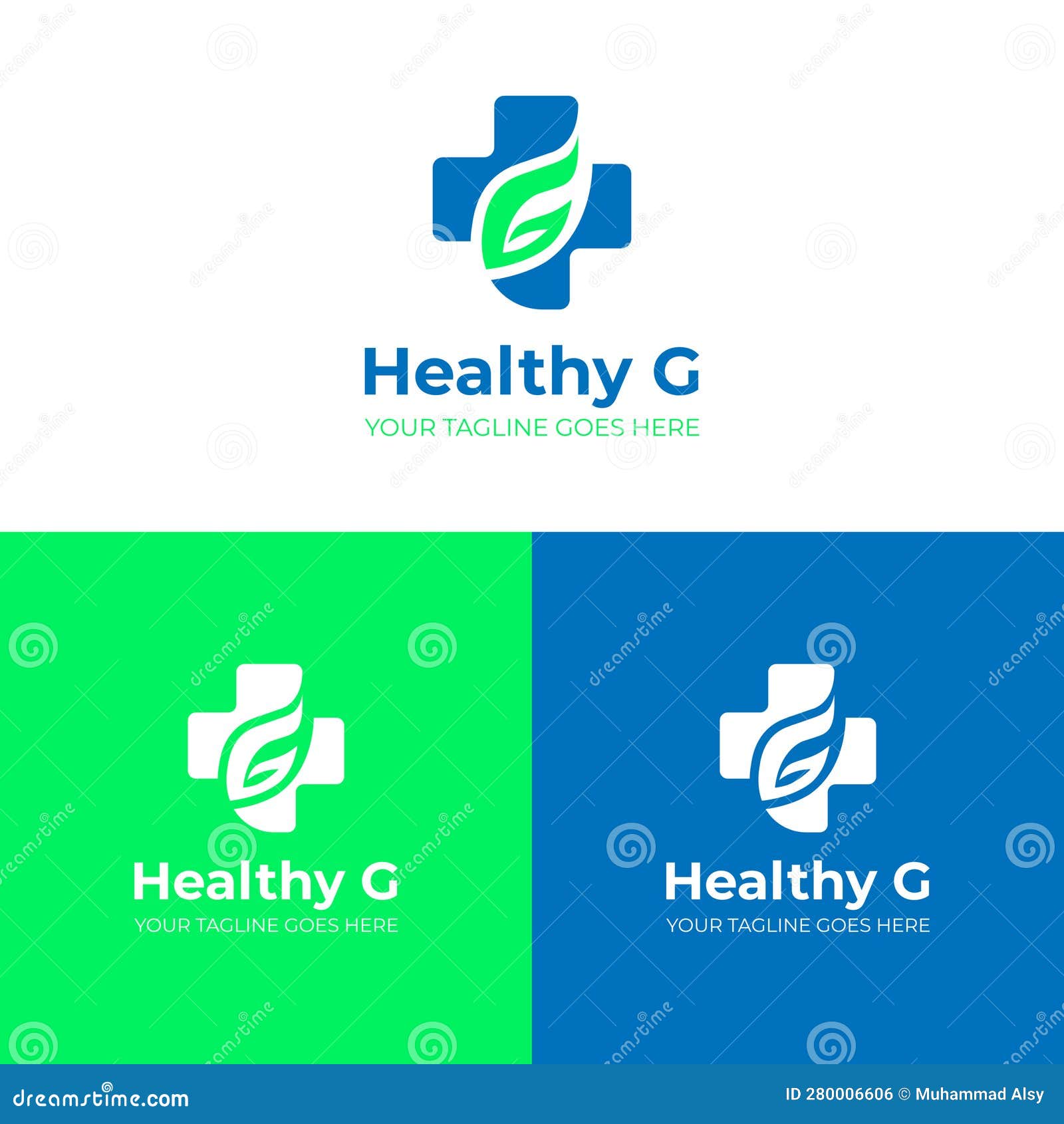Letter G Health Logo Vector Design in the Shape of a Leaf, Pharmacy ...