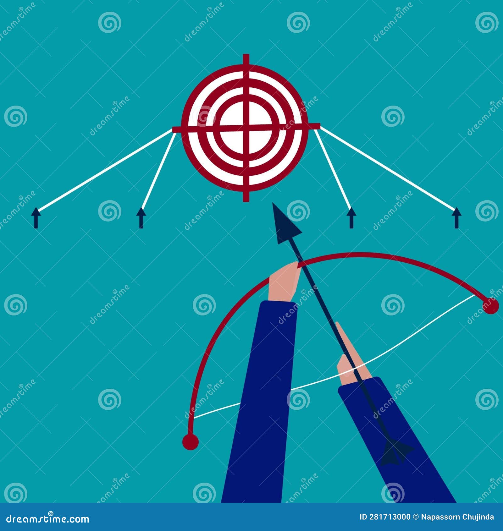 Set clear goals stock vector. Illustration of clear - 281713000