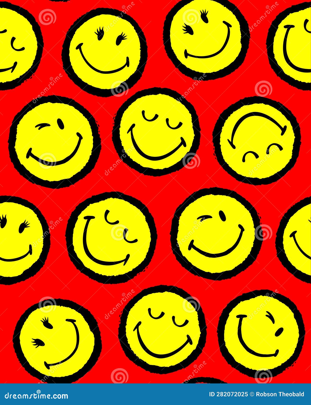 Millions of random smiles stock illustration. Illustration of emoticon ...