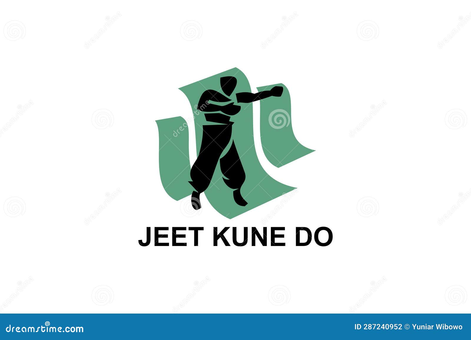 Jeet Kune Do Sport Vector Line Icon. Stock Vector - Illustration of ...