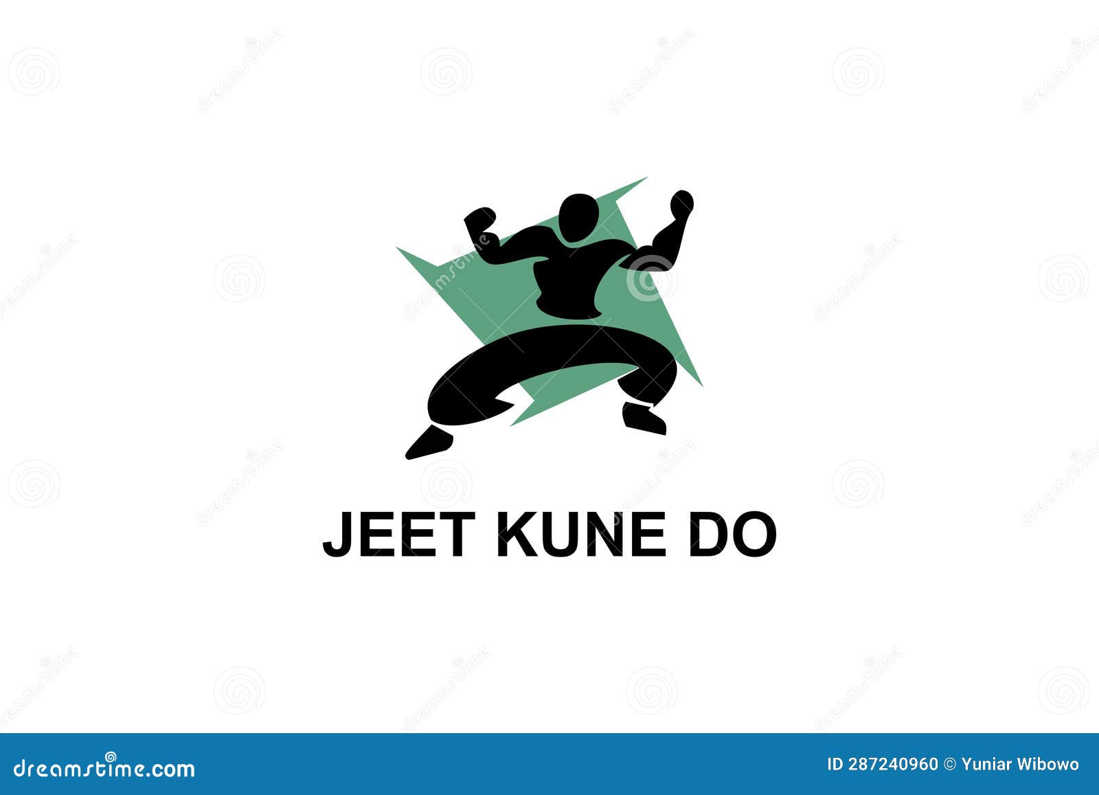 Jeet Kune Do Sport Vector Line Icon. Stock Vector - Illustration of ...