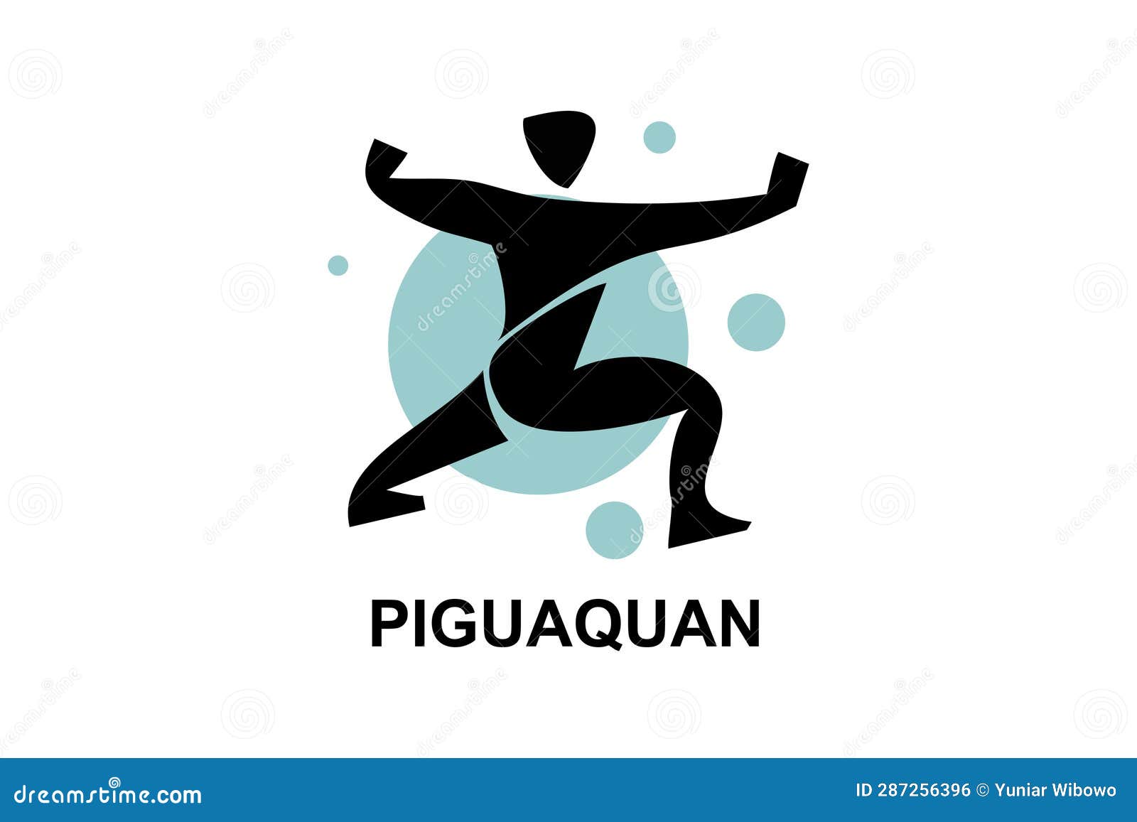 Piguaquan (chop-hanging Fist) Sport Vector Line Icon. Stock ...