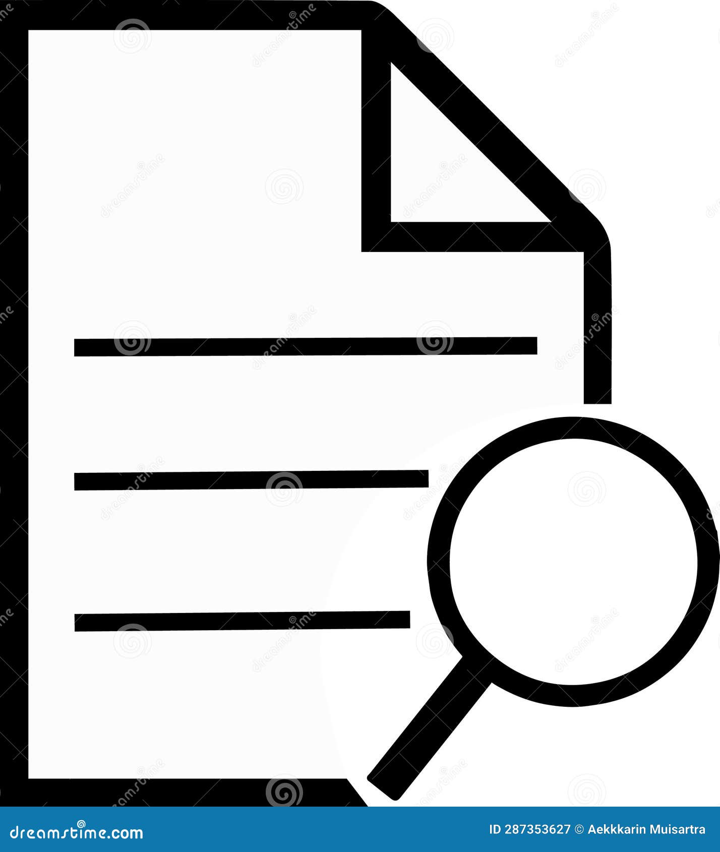 Symbols Displayed on the Document File Magnifier Marker Stock ...