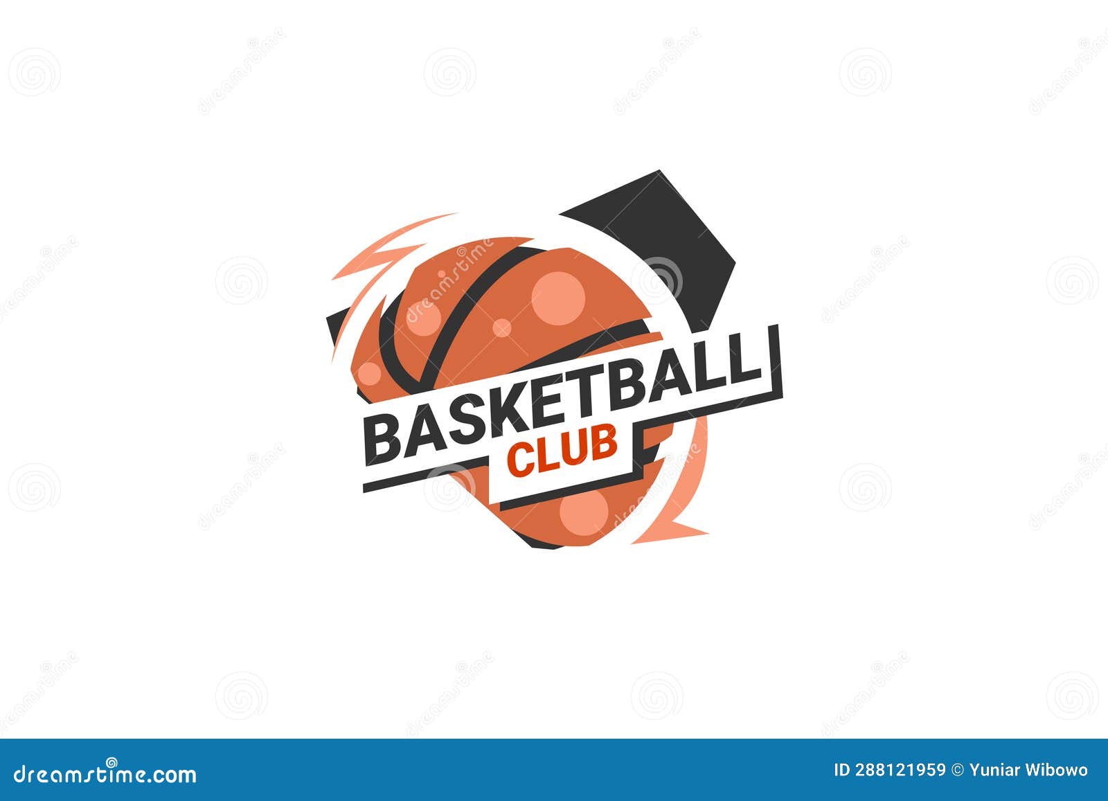 Basketball Club Sign Badge. Basketball Logo with Shield Background ...