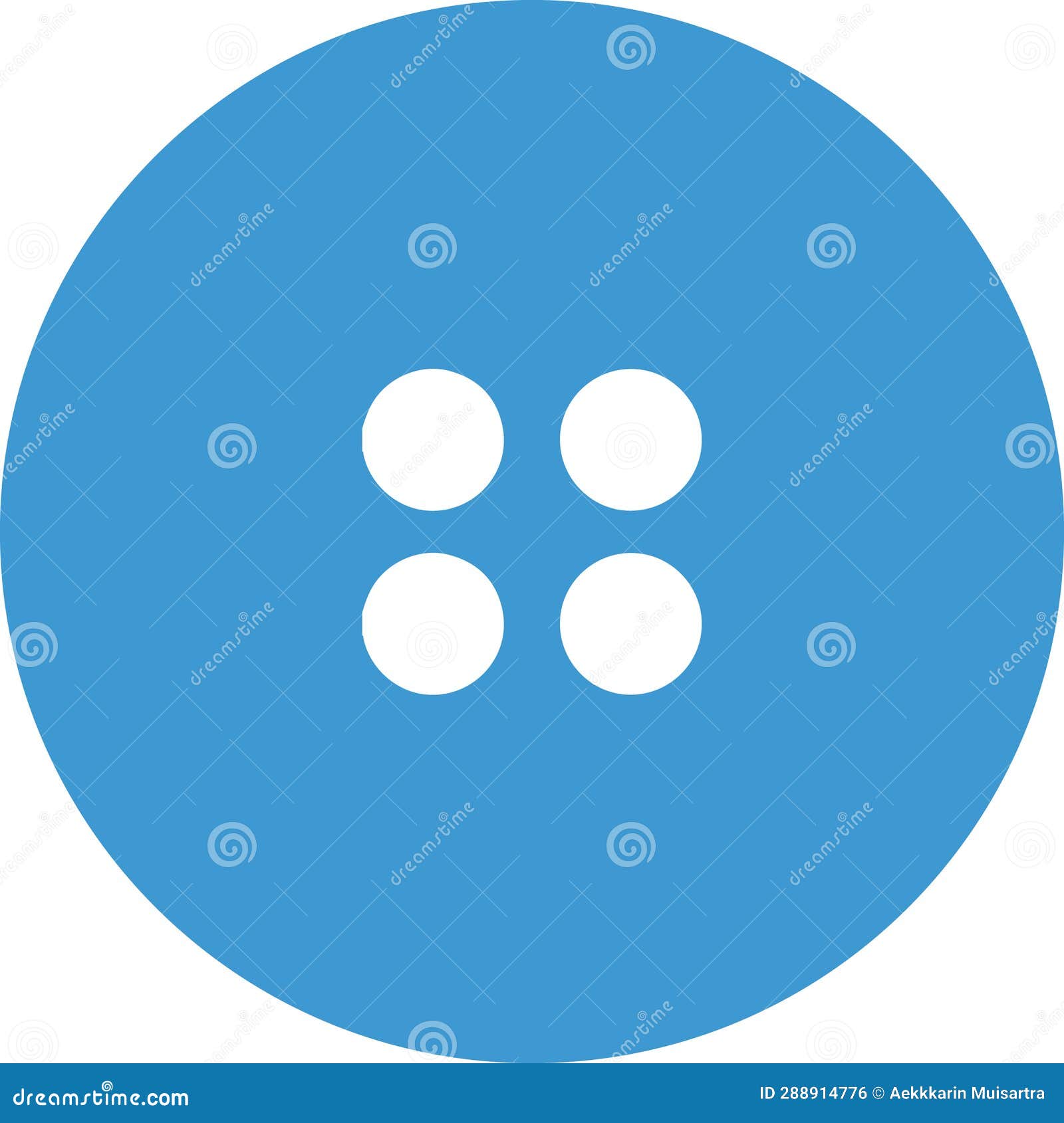 The 4 White Dots are in the Center of a Blue Circle Stock Illustration ...