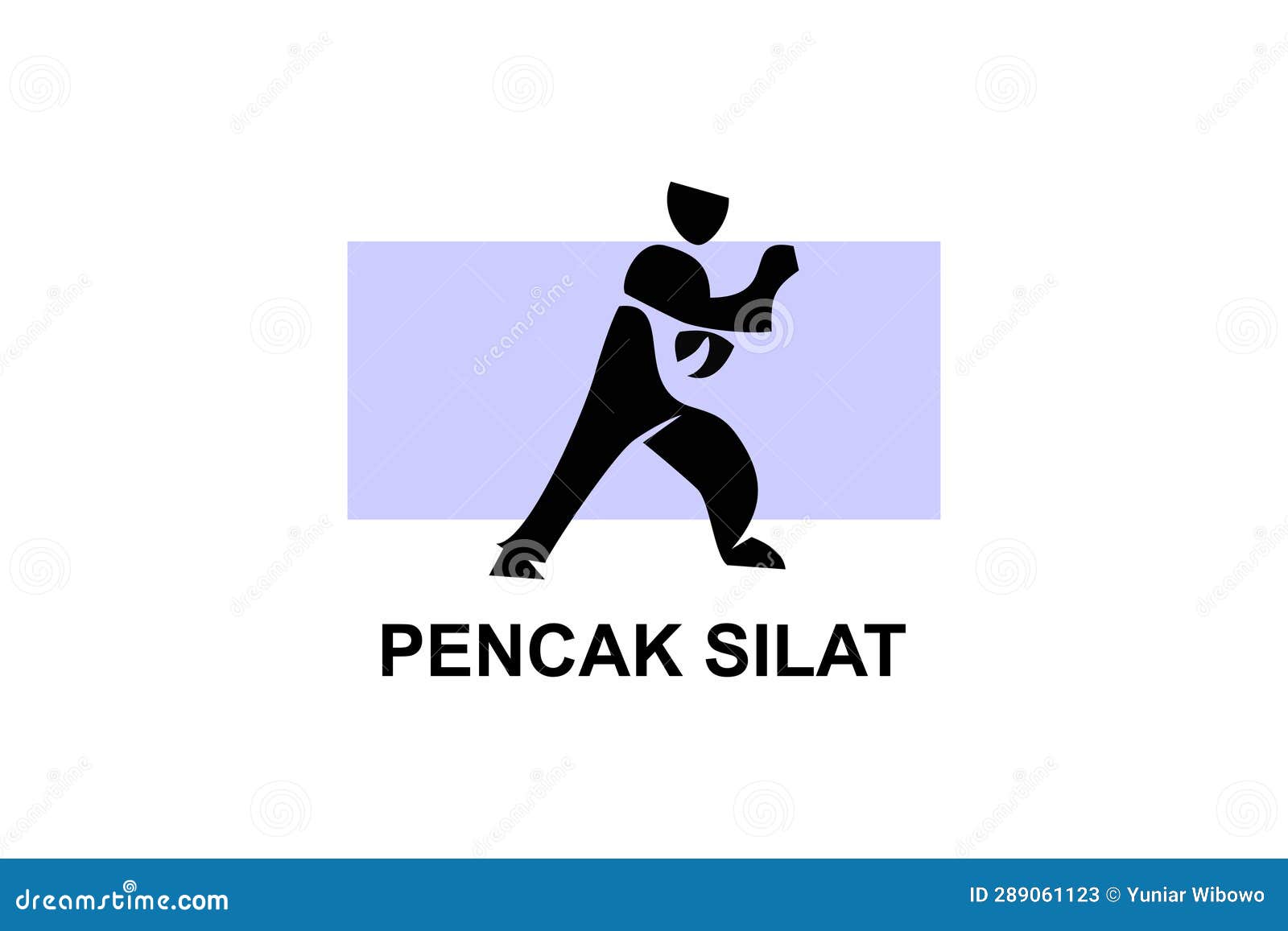 Pencak Silat Sport Vector Line Icon. Sportsman, Fighting Stance Stock ...