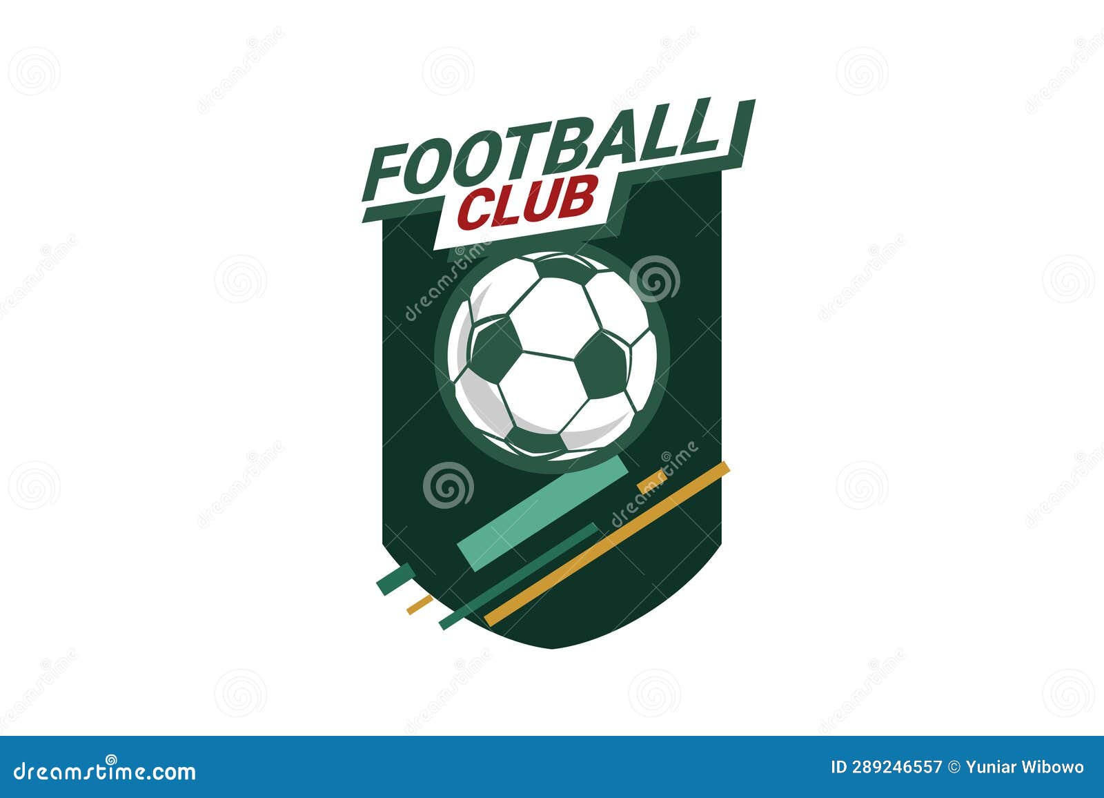 Soccer Logo or Football Club Sign Badge. Stock Illustration ...