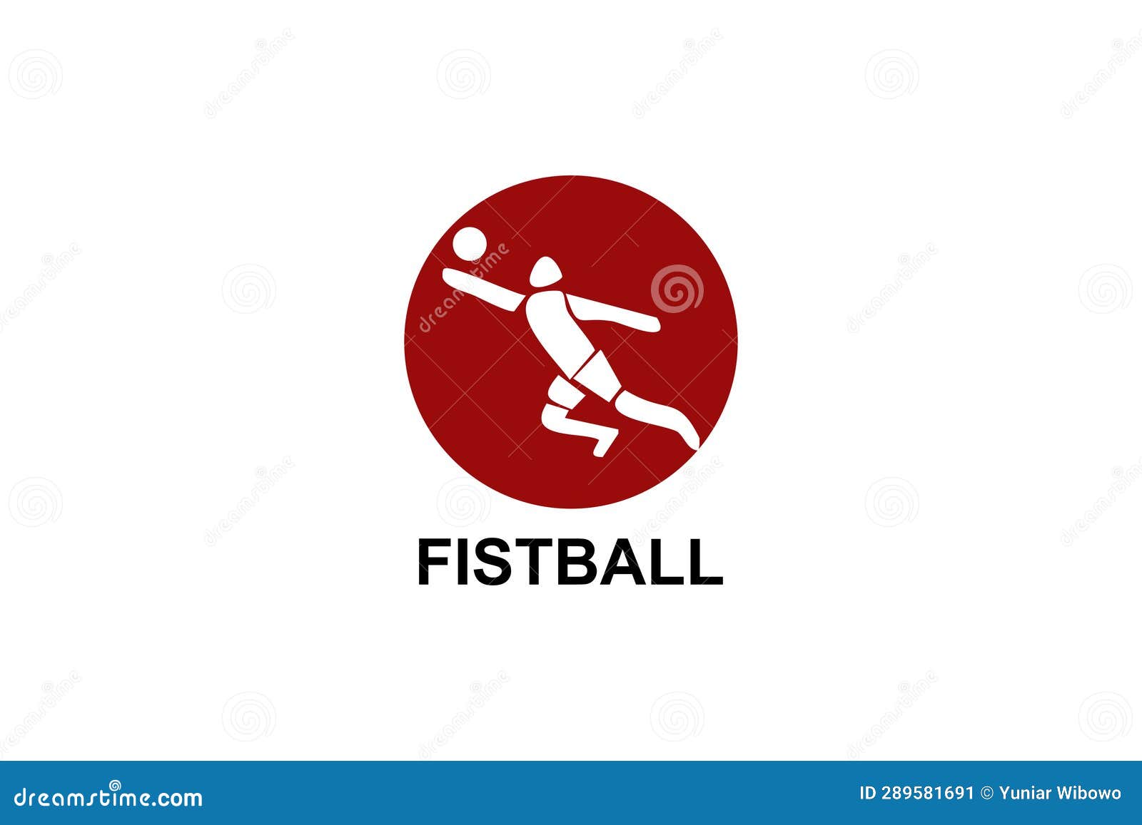Fistball Sport Vector Line Icon. Stock Illustration - Illustration of ...