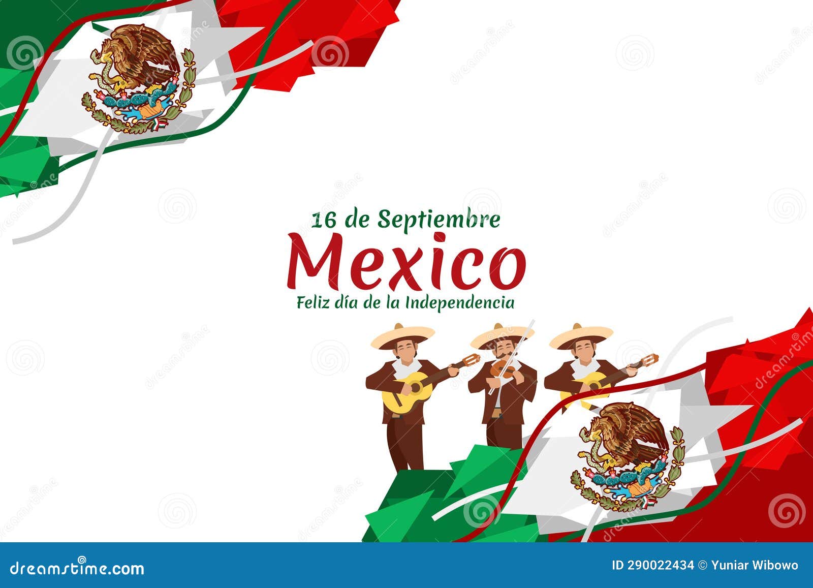 Translation: September 16, Independence Day of Mexico. the National ...