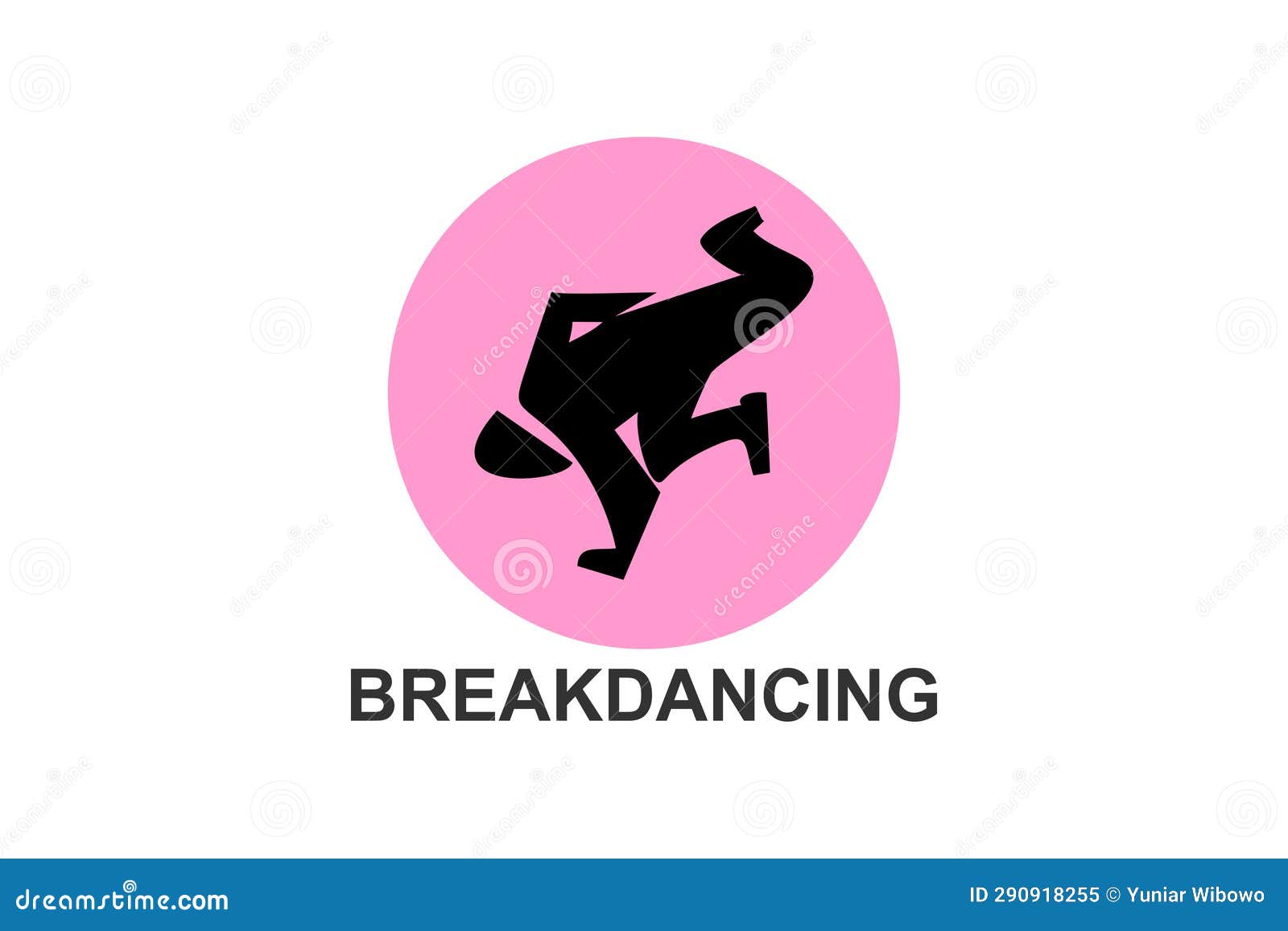 Breakdancing Vector Line Icon. Dance, Practice Breakdancing Stance ...