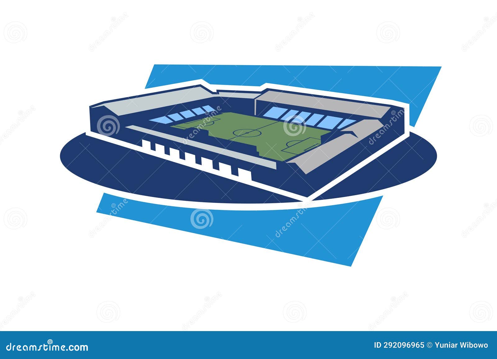 Simple Football Stadium Icon, Sport Icon, Flat, Football Stadium Vector ...