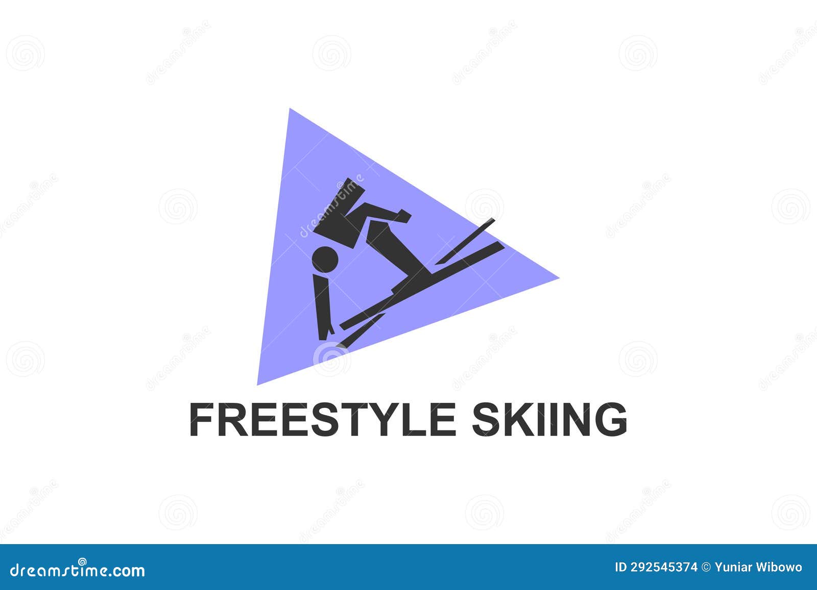 Freestyle Skiing Vector Line Icon. Acrobatics, Practice Freestyle ...