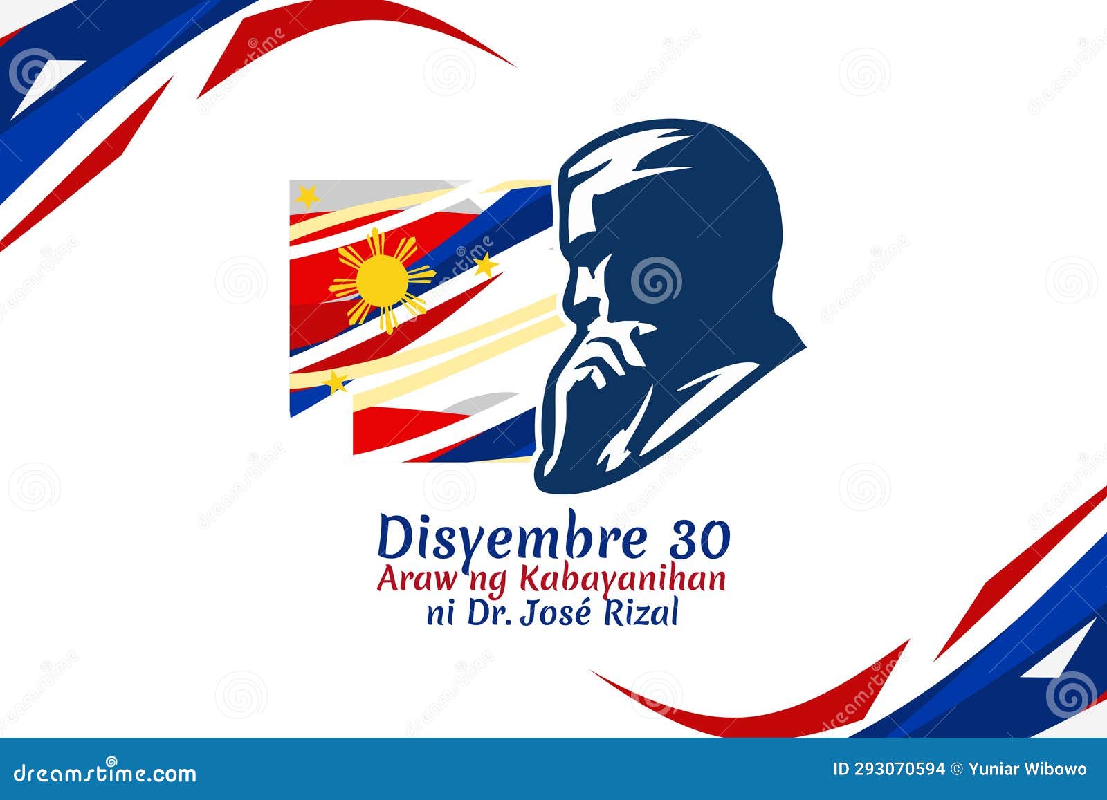 December 30, Happy Rizal Day Vector Illustration. Stock Vector ...