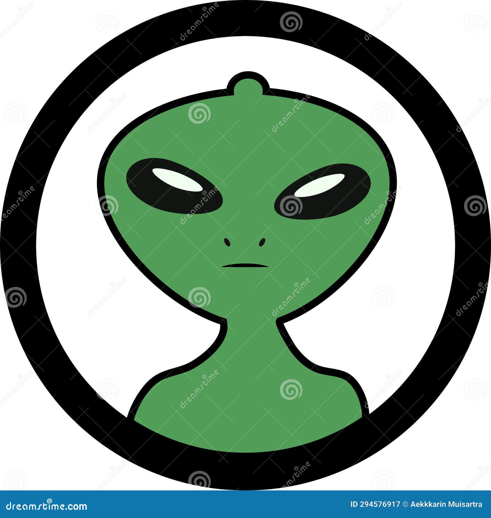 Aliens Sign On A White Background. Cartoon Vector | CartoonDealer.com ...