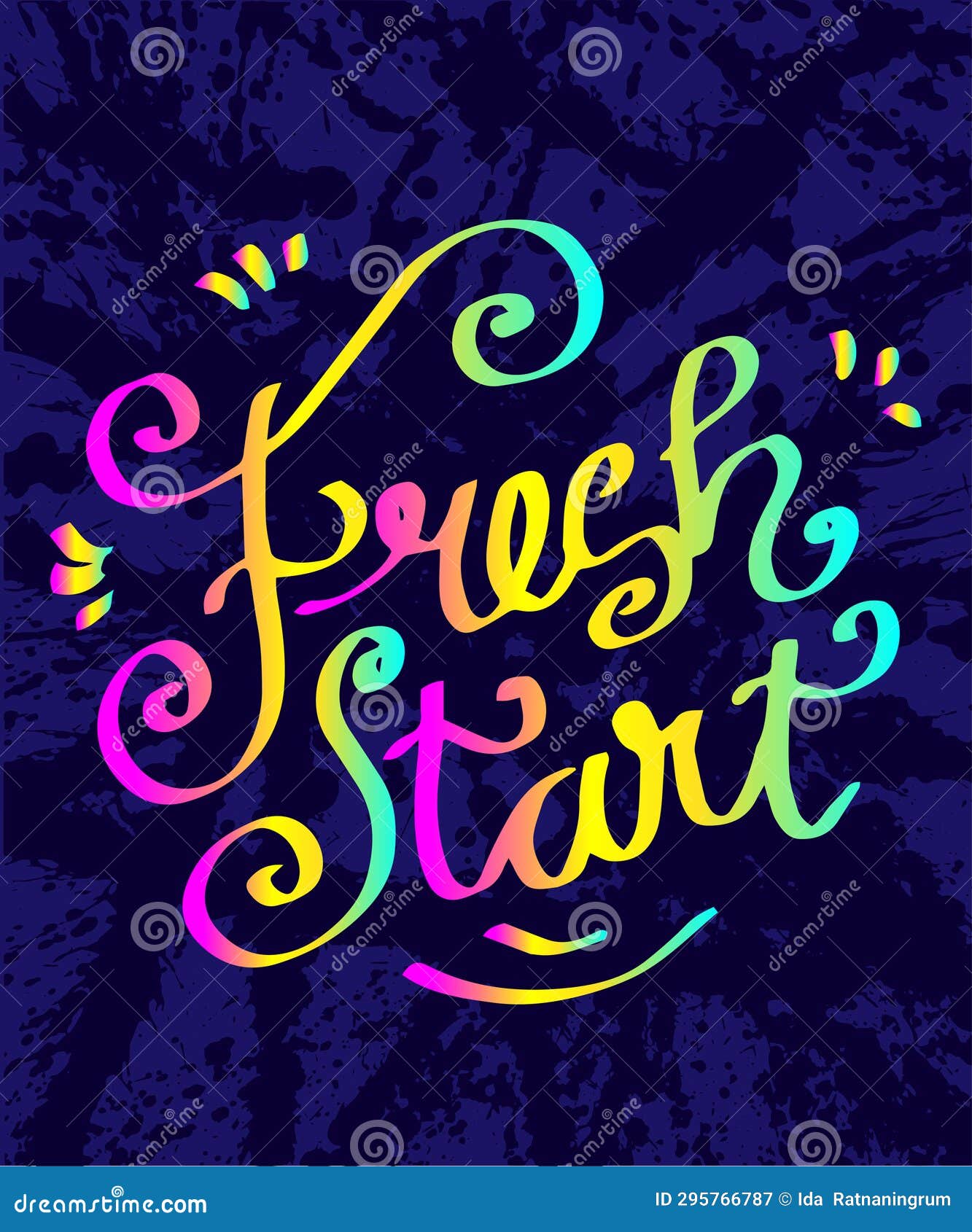 Fresh star quote stock illustration. Illustration of life - 295766787