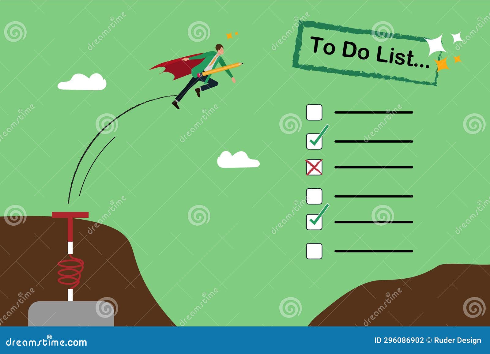 To Do Checklist Tasks, Checkbox of Project or List of Achievements ...