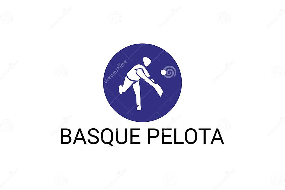 Basque Pelota Vector Line Icon. Playing Basque Pelota Stock Vector ...