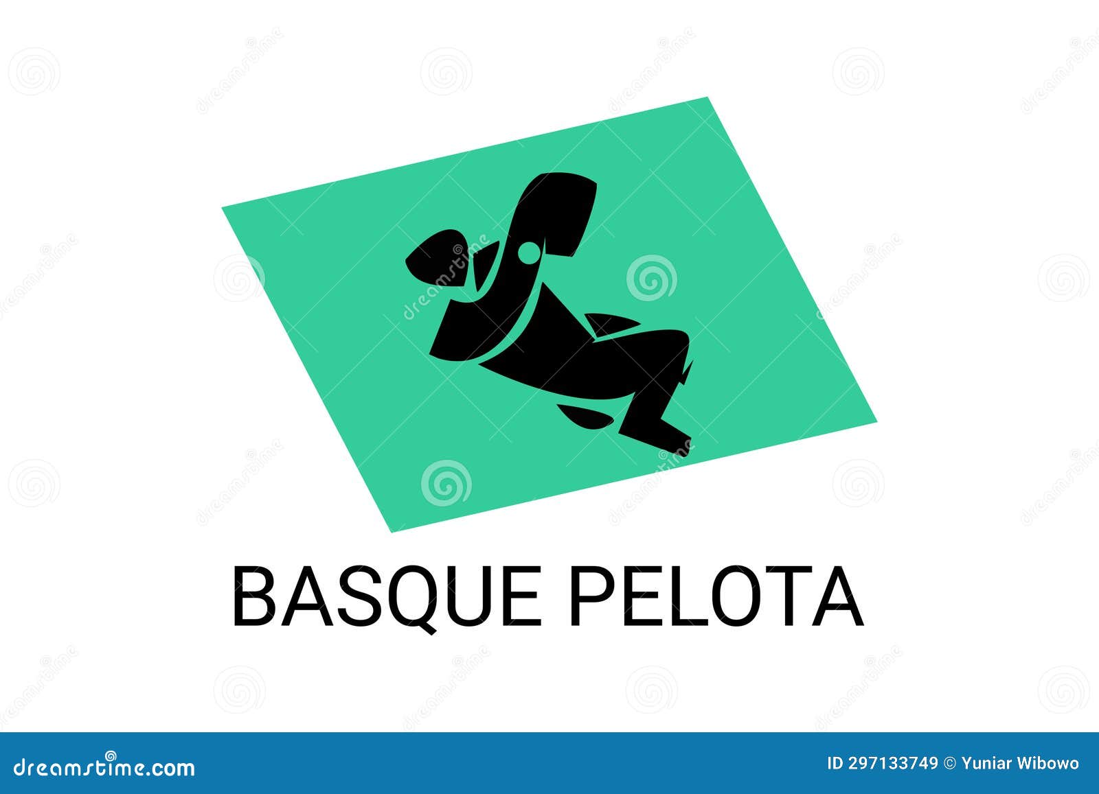 Basque Pelota Vector Line Icon. Playing Basque Pelota Stock Vector ...