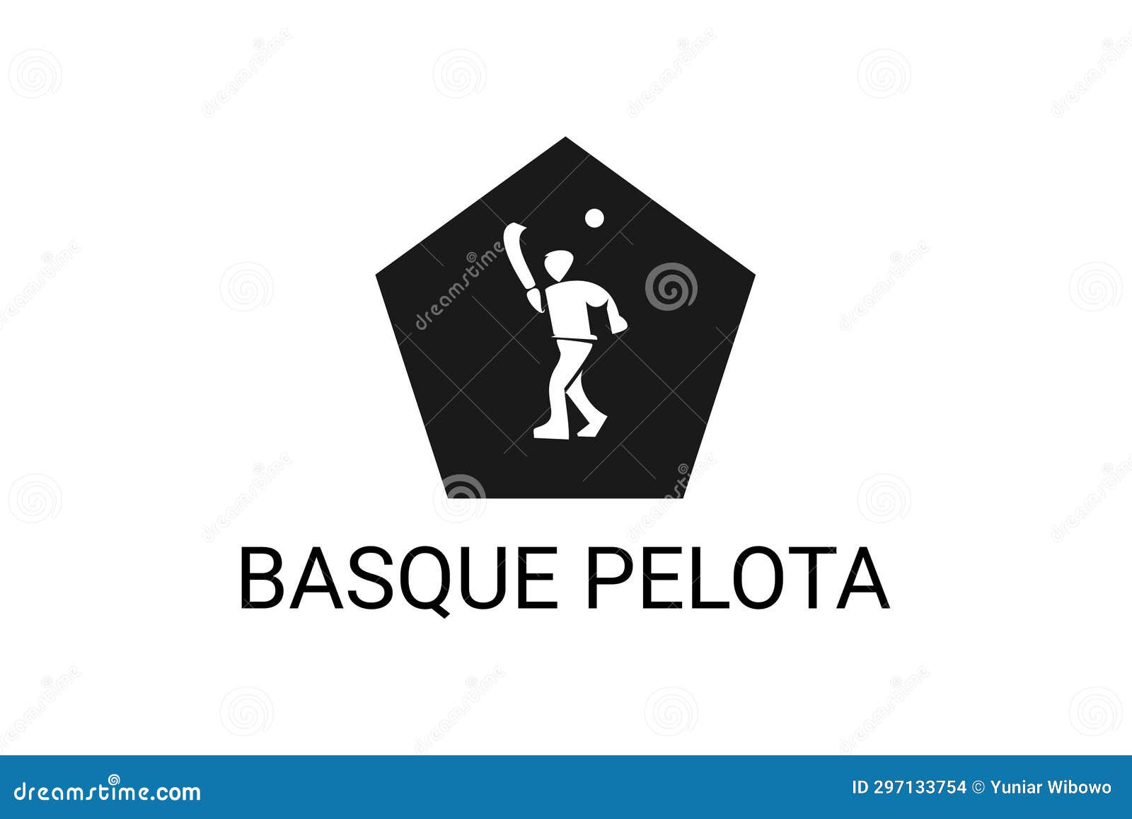 Basque Pelota Vector Line Icon. Playing Basque Pelota Stock Vector ...