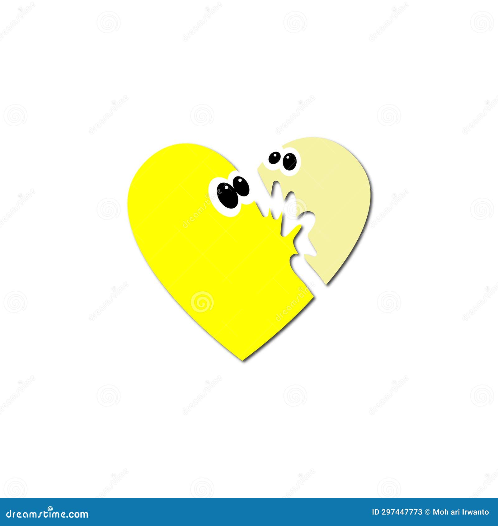 Adoring Stares: Love-inspired Design Elements Part 7 Stock Illustration ...