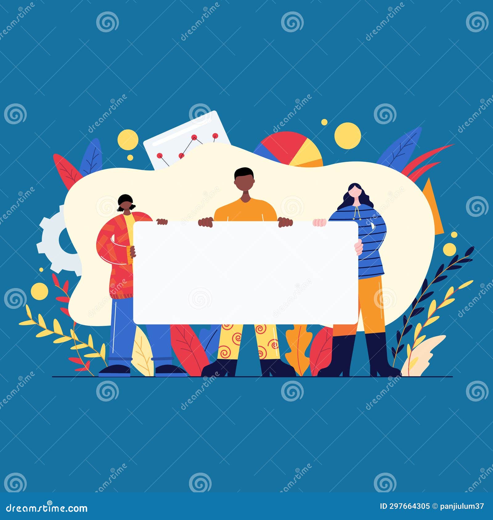 Educational Communication Pathway Illustrative Design for Information ...