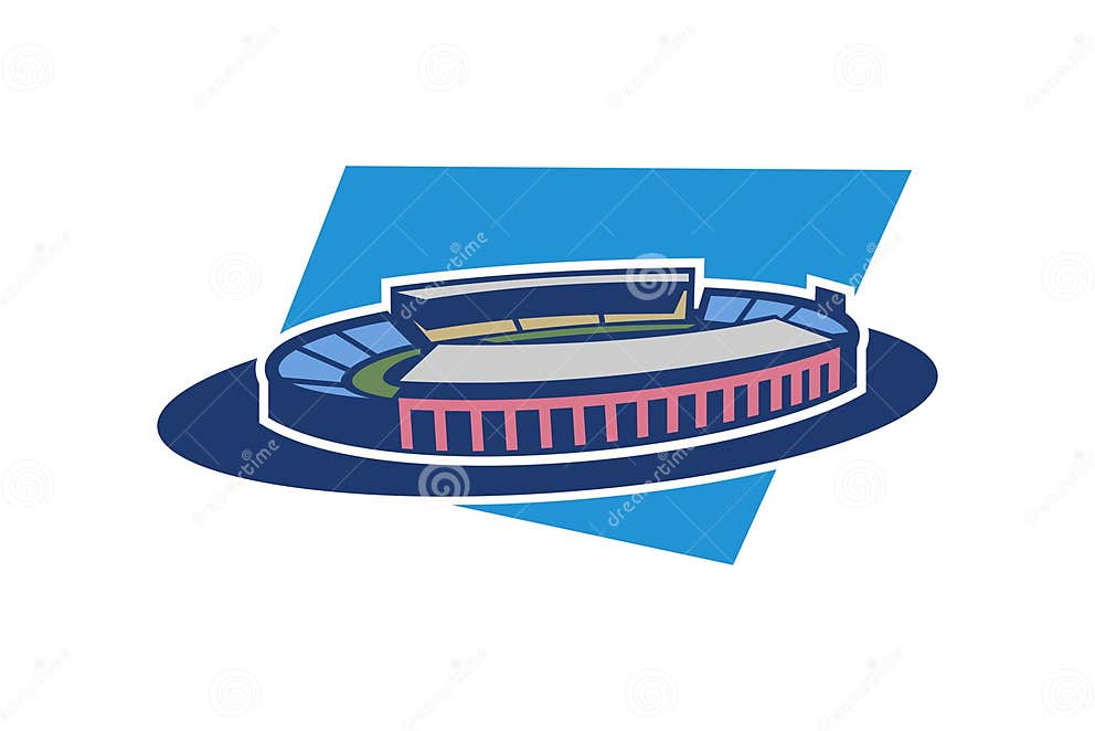 Simple Football Stadium Icon, Sport Icon, Flat, Football Stadium Vector ...