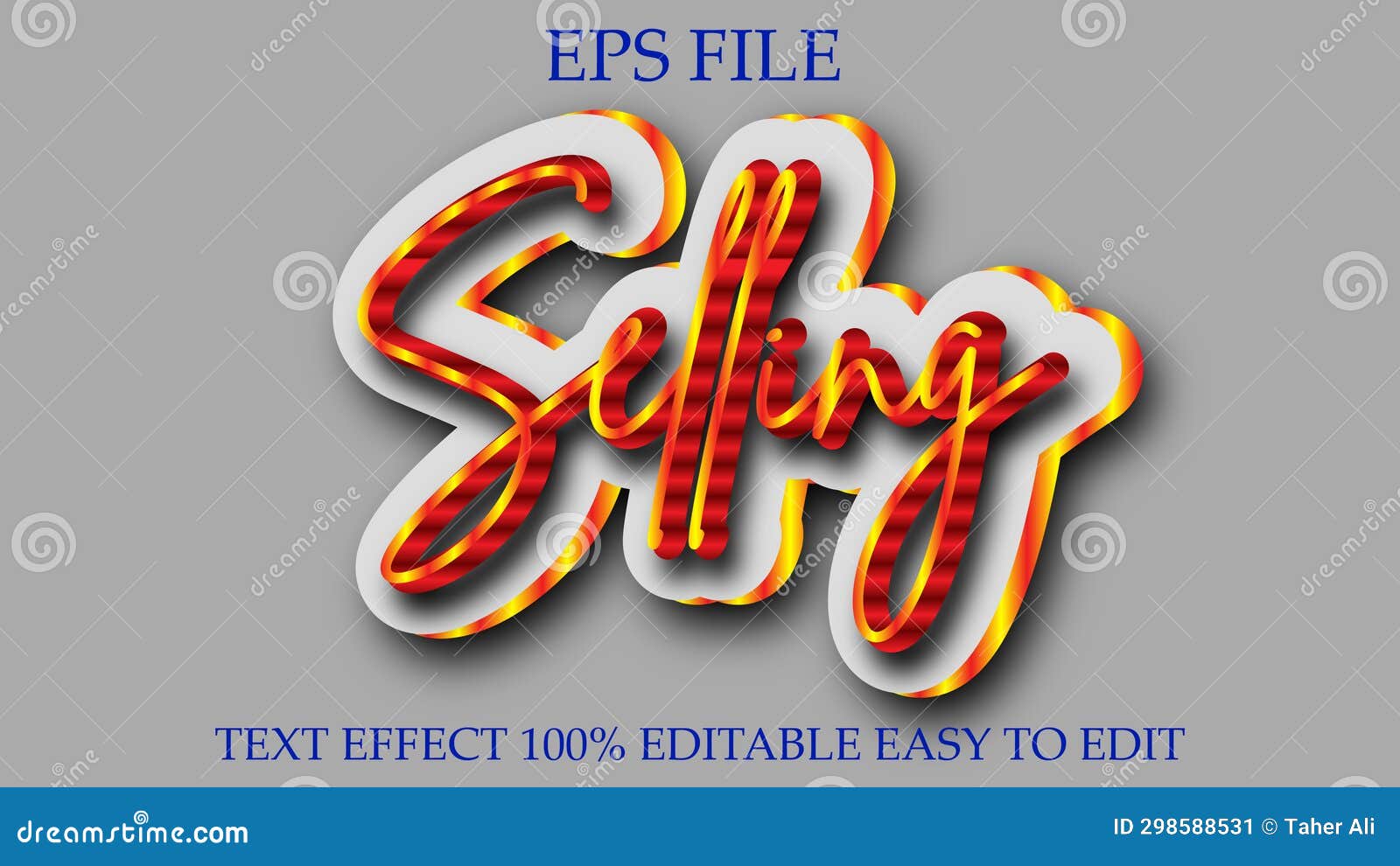 Selling Text Effect Jpeg File Digital Download Stock Illustration ...