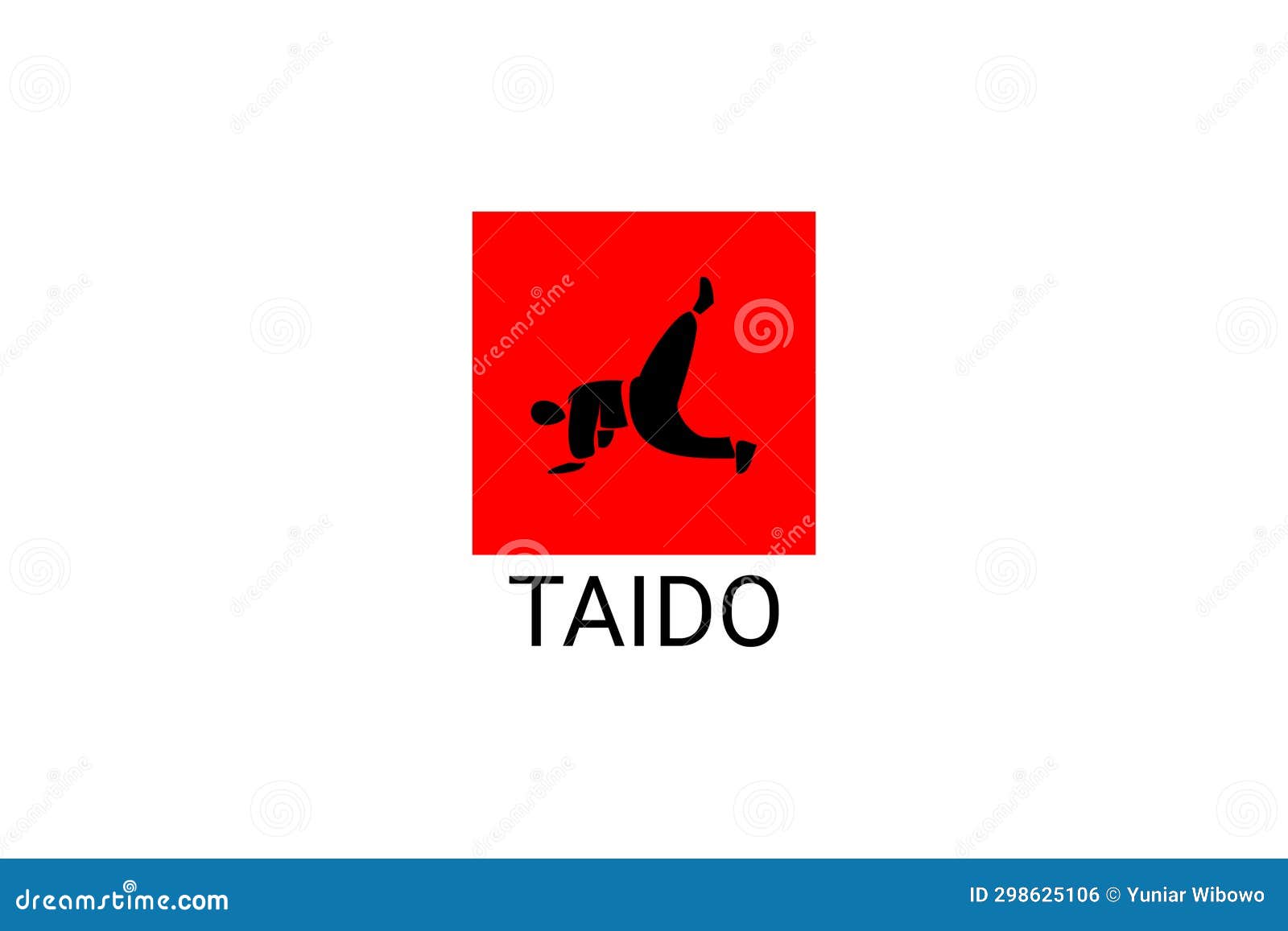 Taido (way of the Body) Sport Vector Line Icon. Sportman, Fighting ...