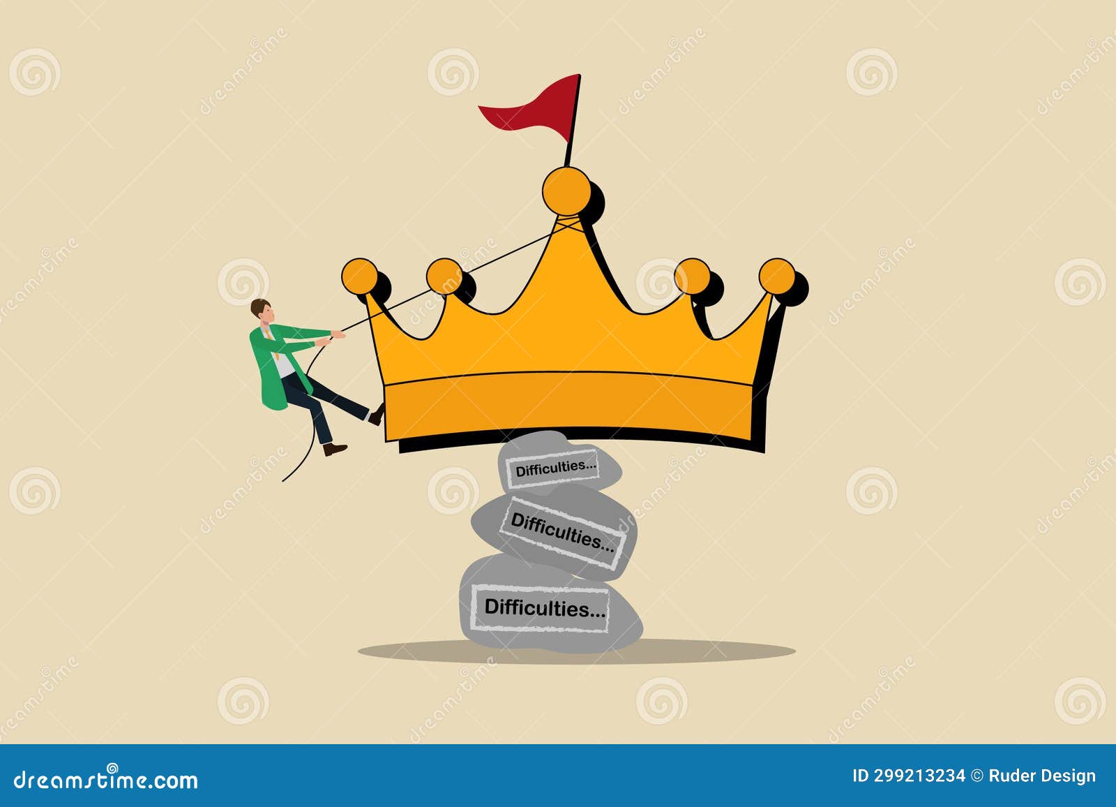 Trying To Achieve Great Success, Overcoming Obstacles, Perseverance and ...