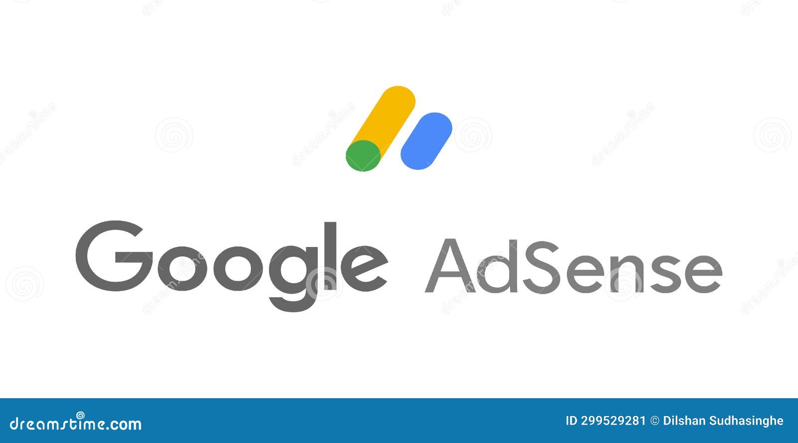 Google AdSense Logo Typography, Eps10 Editorial Photo - Illustration of ...