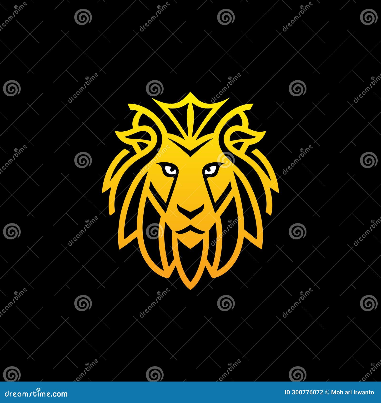 Minimalist Lion Logo Design Template Vector Illustration ...