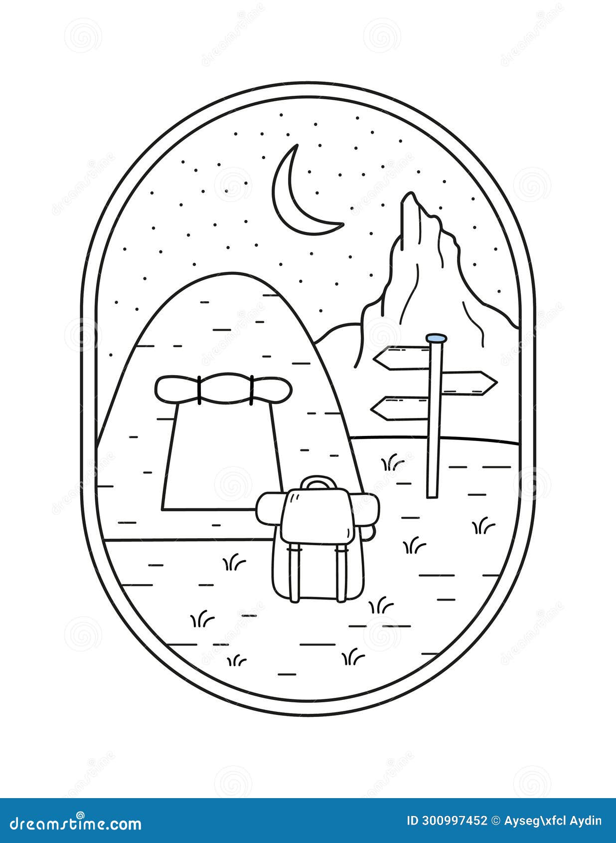 Boho Coloring Pages, Boho Landscape, Minimalist Coloring Pages Vector ...